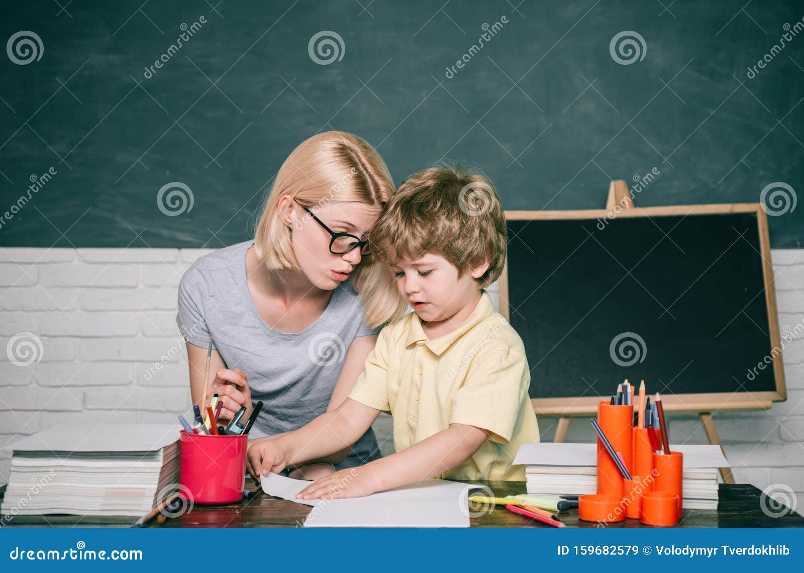 Elementary School - Education and Learning Child Concept. Concept of ...