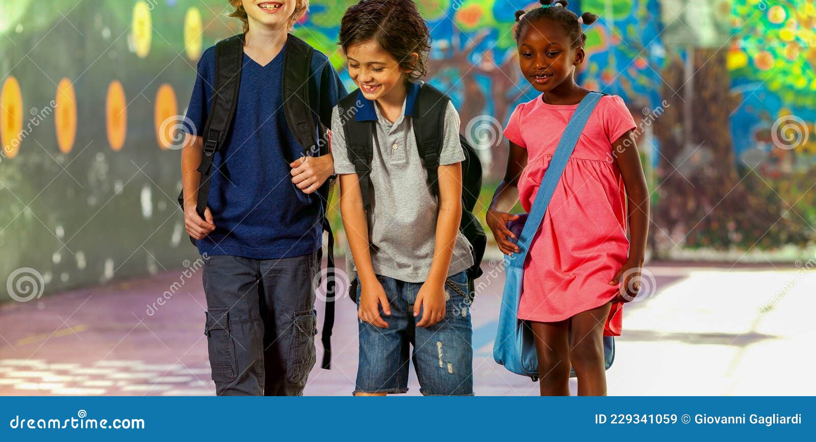 Elementary school scene editorial stock image. Image of elementary ...