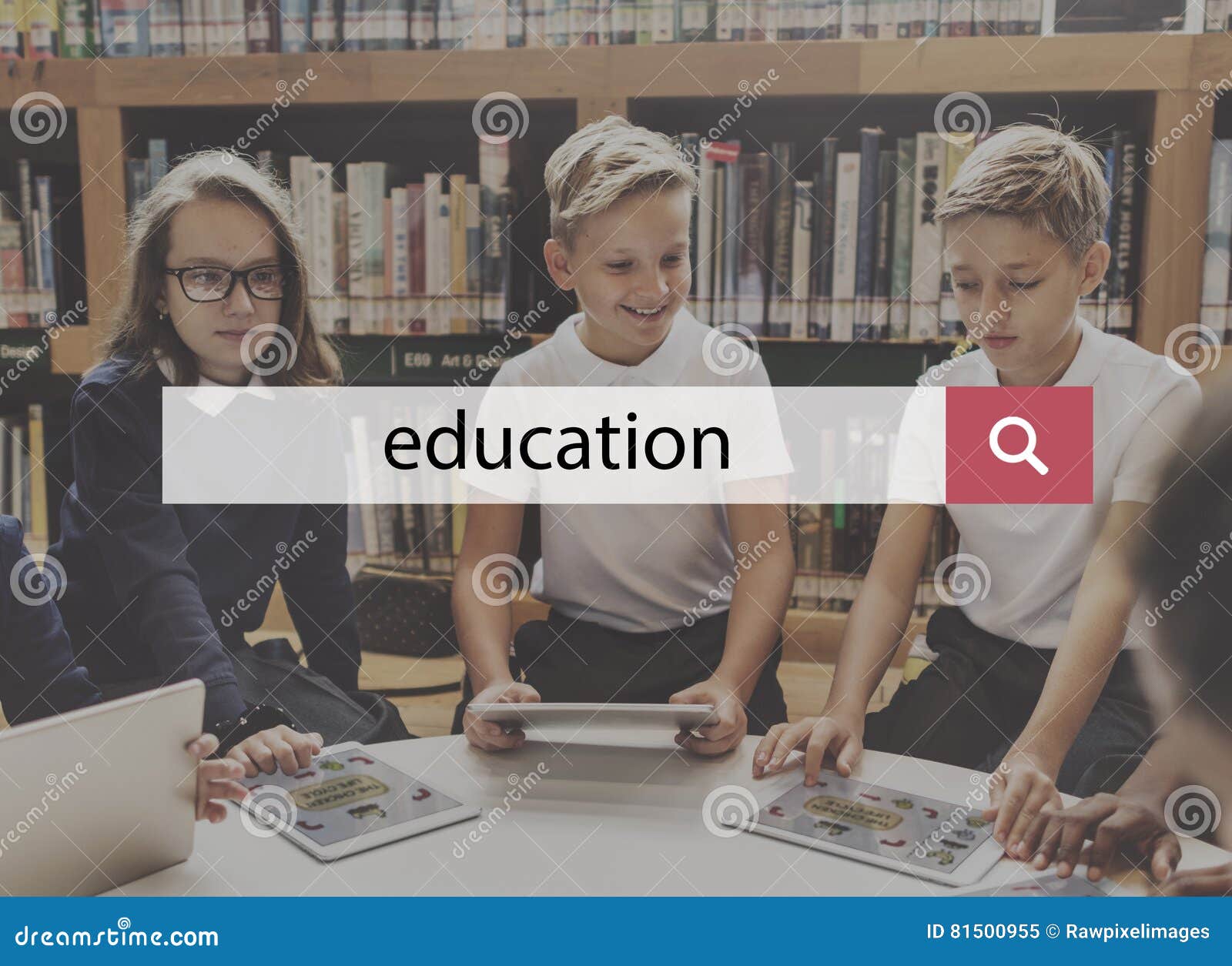 Elementary School Schooling Education Academy Knowledge Concept Stock ...