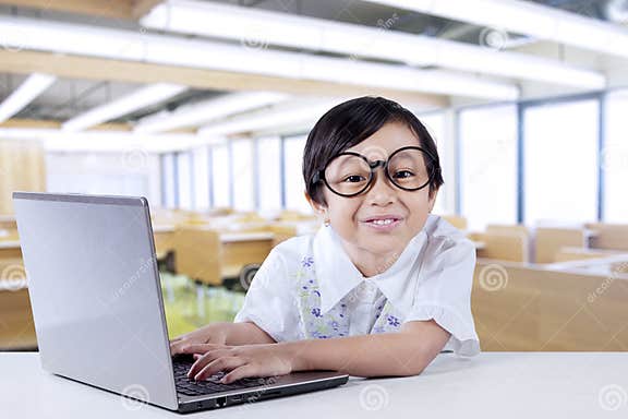 Elementary School Student Smiling at Camera Stock Photo - Image of ...