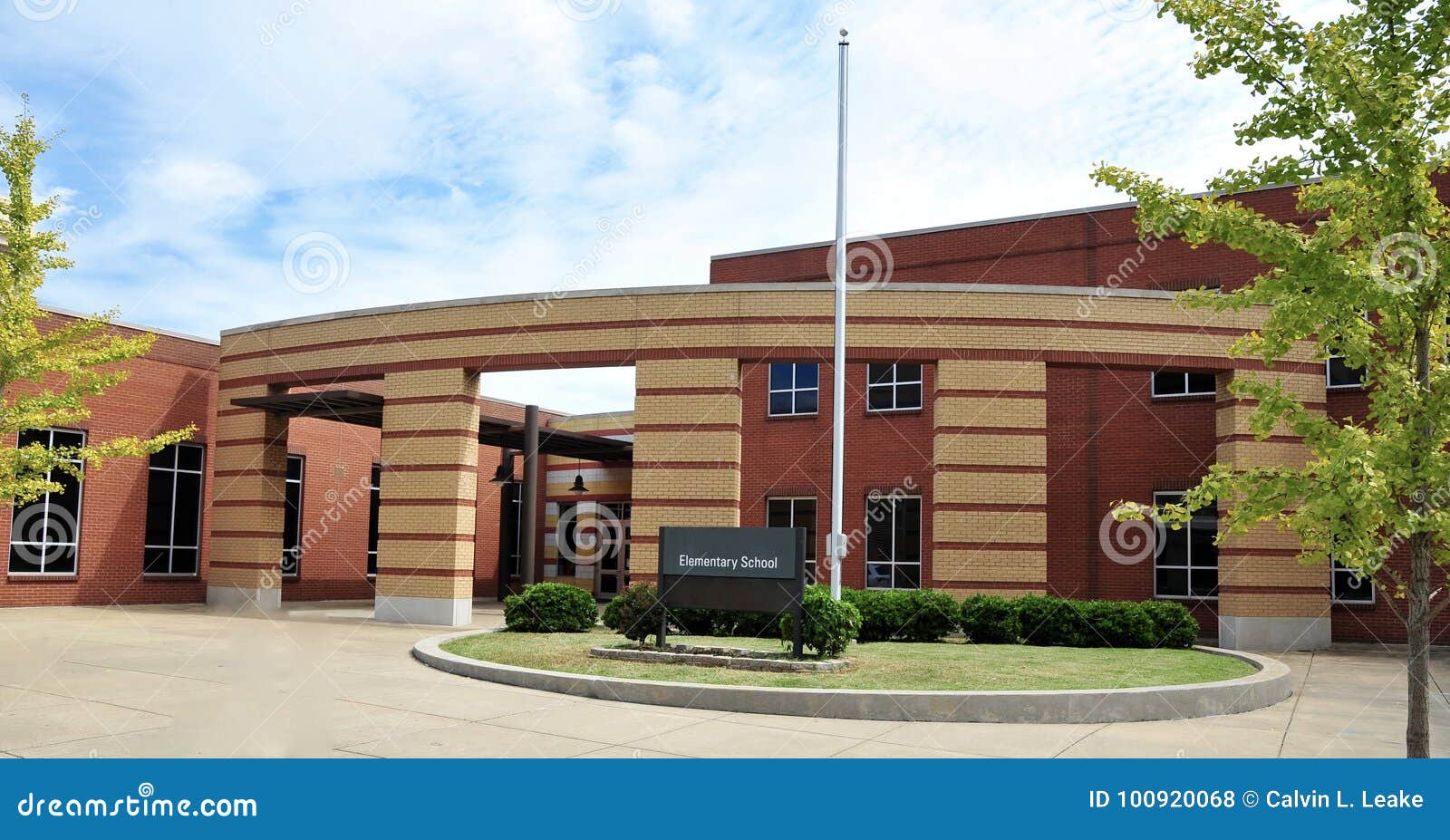 Elementary Or Secondary School Girl Pupils Sitting At Desk In Classroom ...
