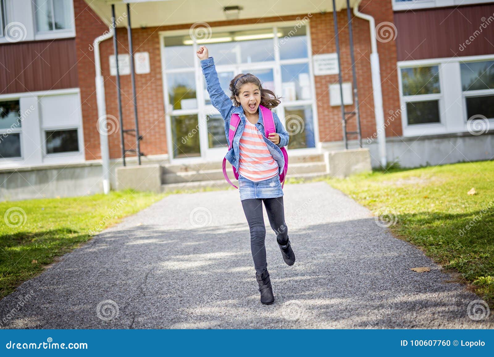Elementary Student Going Back To School Stock Photo - Image of children ...