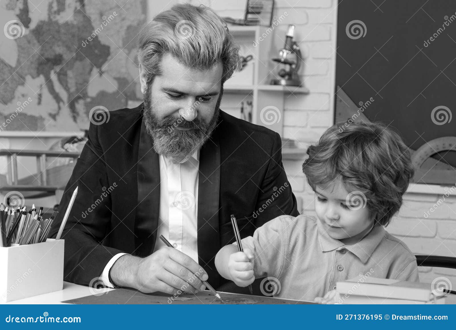 Elementary Student. School Community Partnership. Kid Gets Ready for ...