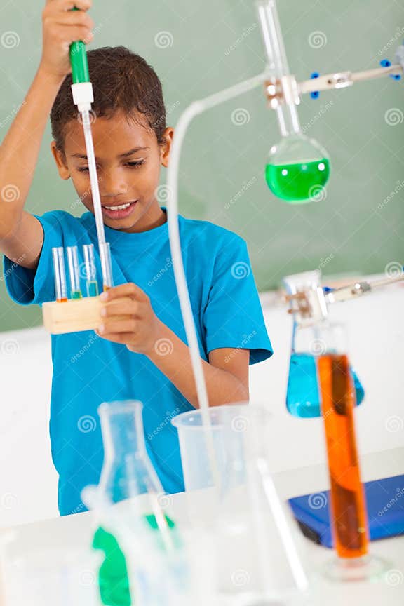 Elementary student science stock image. Image of learning - 32557073