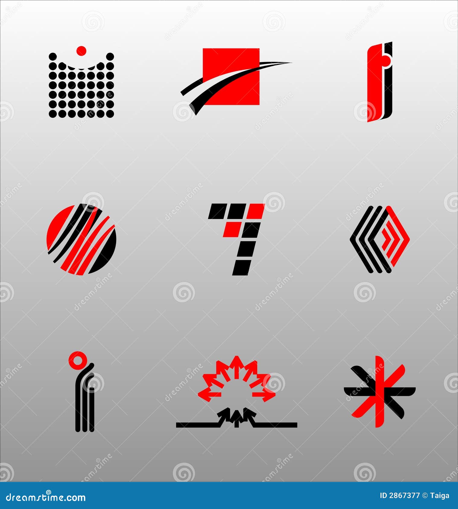 Elementi Di Disegno - L'icona Ha Impostato (4) Illustrazione Vettoriale ...