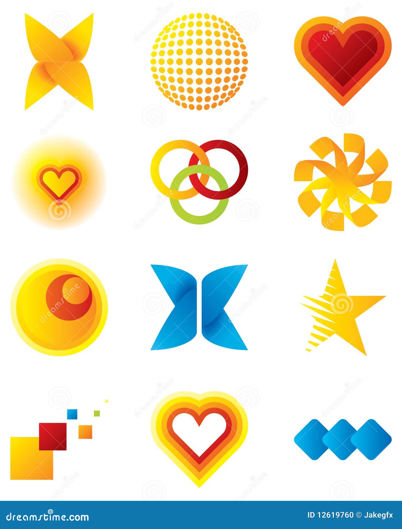 Elementi E Marchi Di Disegno Di Vettore Illustrazione Vettoriale ...