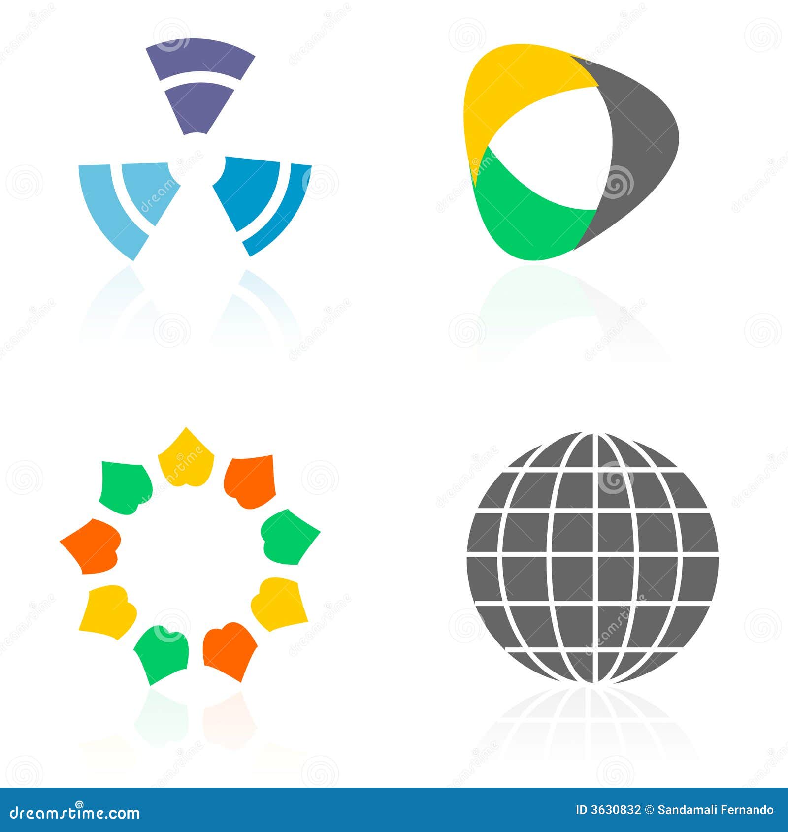 Elementi marchio/di marchi illustrazione vettoriale. Illustrazione di ...