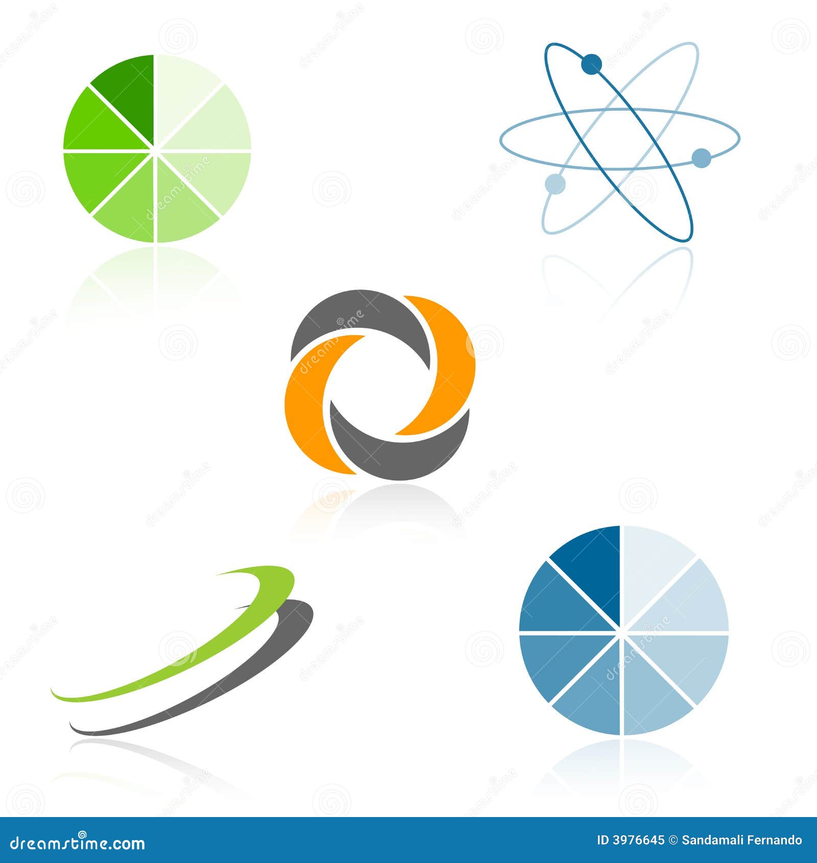 Elementi marchio/di marchi illustrazione vettoriale. Illustrazione di ...