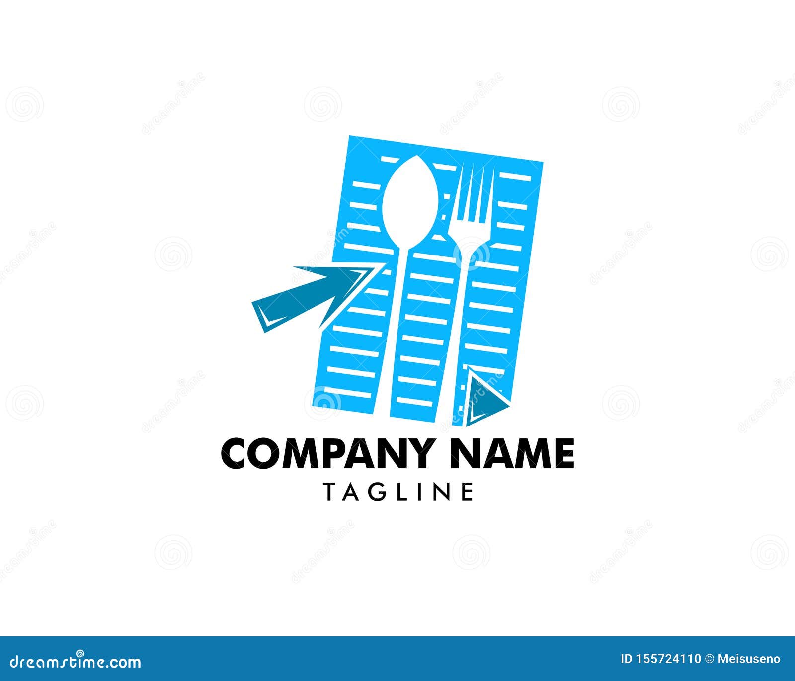 Elemento De Design Do Logotipo De Receitas Online, Logo Da Comida ...