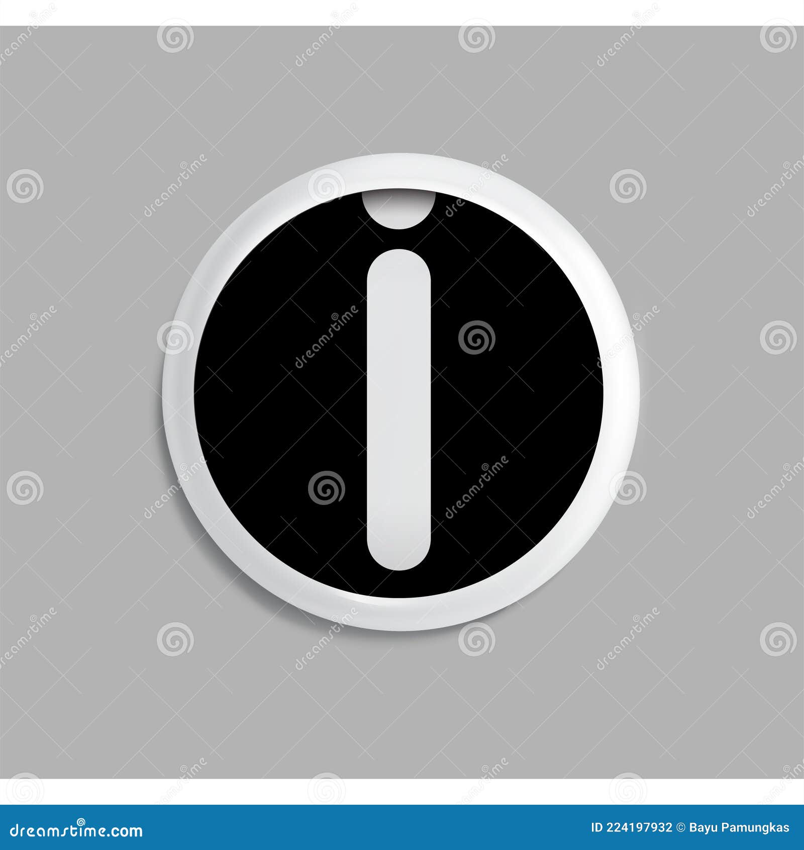 Elemento De Logotipo De Icono De Letra I. Plantilla De Logotipo De ...