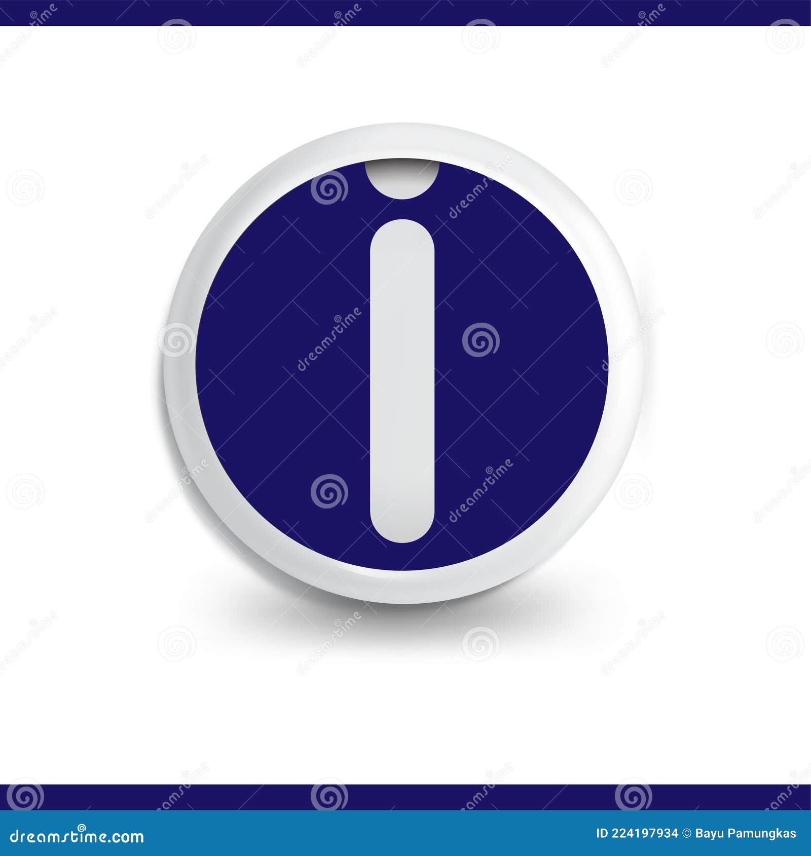 Elemento De Logotipo De Icono De Letra I. Plantilla De Logotipo De ...