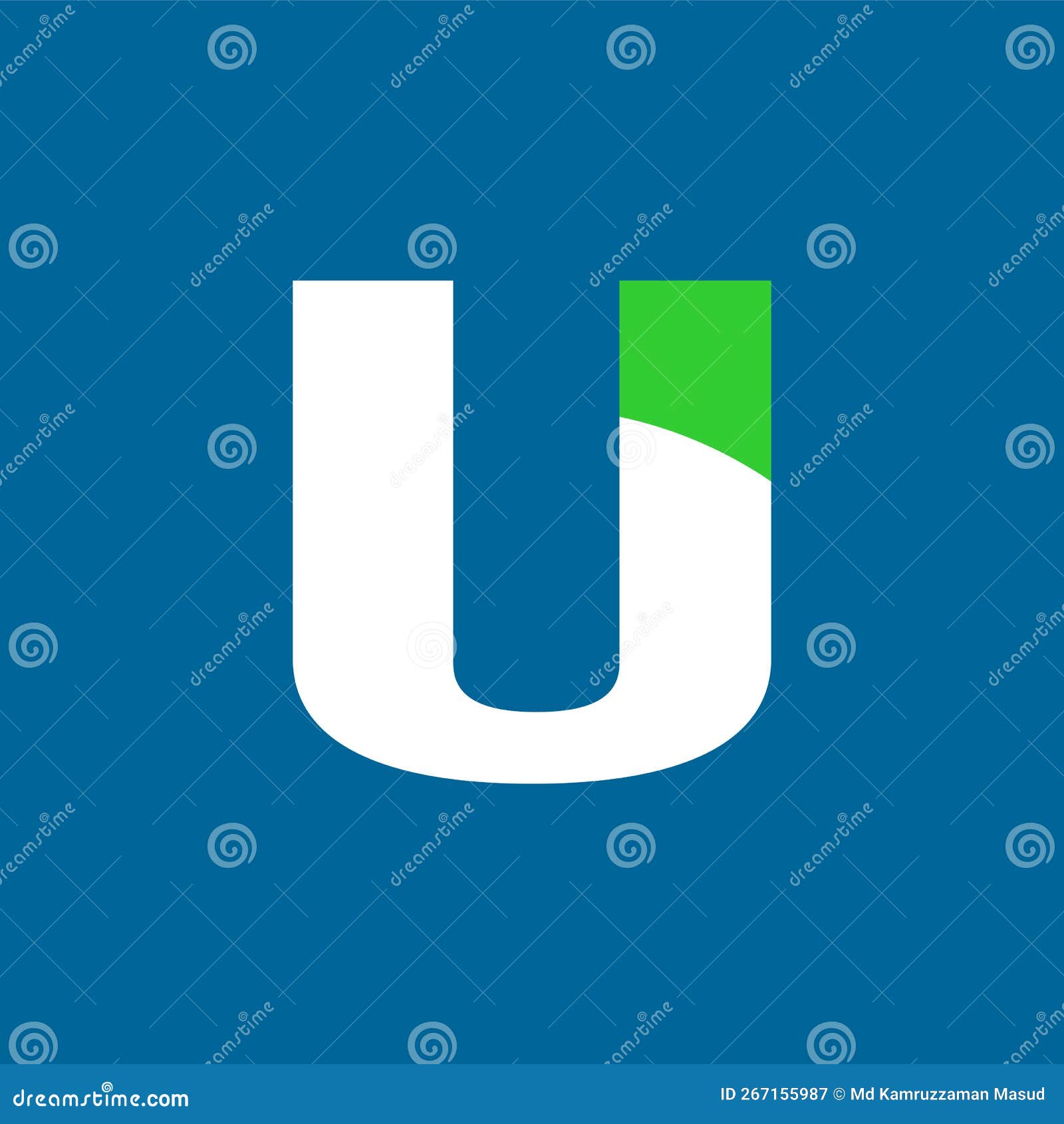 Elemento De Modelo De Design De Logotipo De Marca De Letra U Ilustração ...