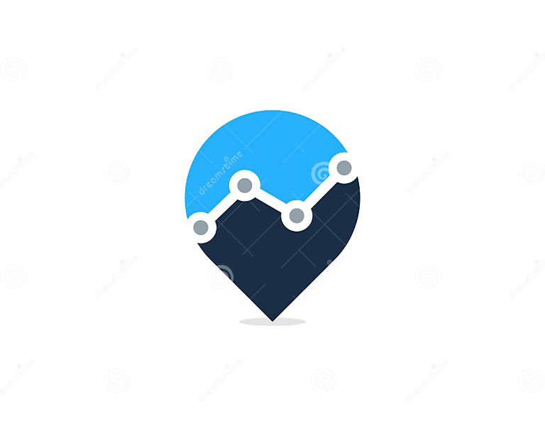 Elemento De Pin Point Icon Logo Design Ilustração do Vetor - Ilustração ...