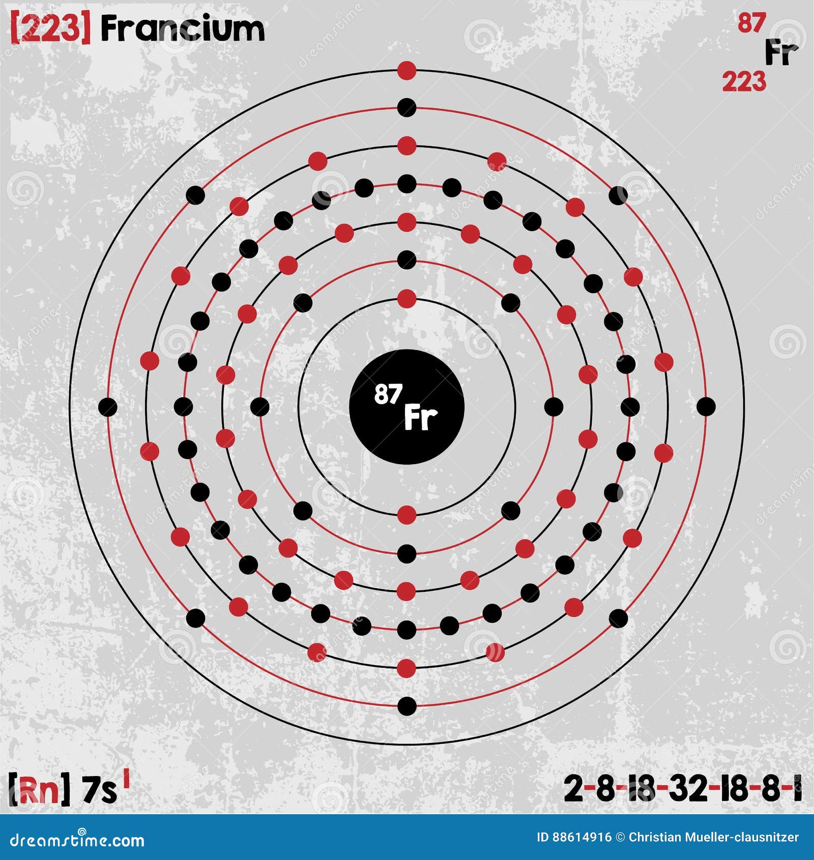 Elemento del francio ilustración del vector. Ilustración de ...