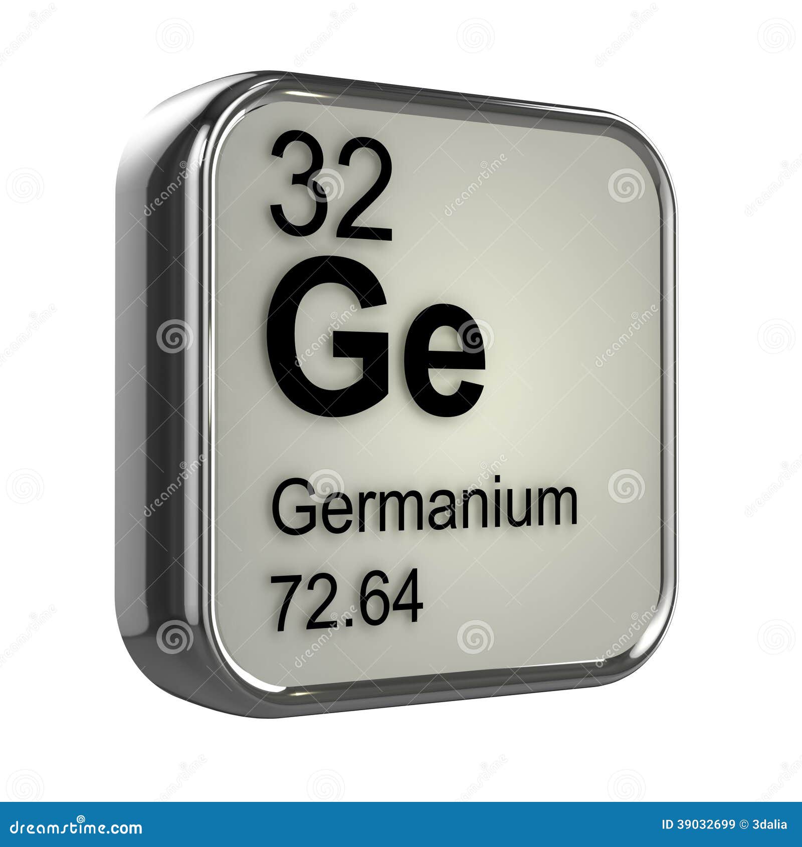 Elemento del germanio 3d stock de ilustración. Ilustración de ciencia ...