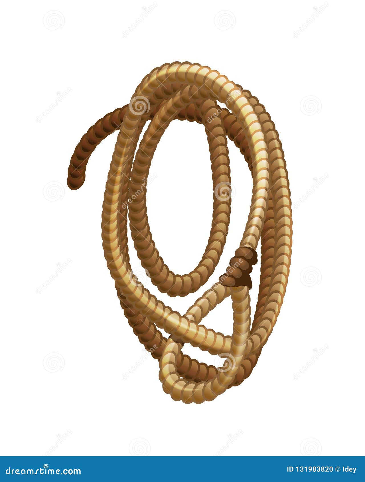 Elemento Del Oeste Salvaje, Cuerda Del Lazo Para Los Vaqueros ...