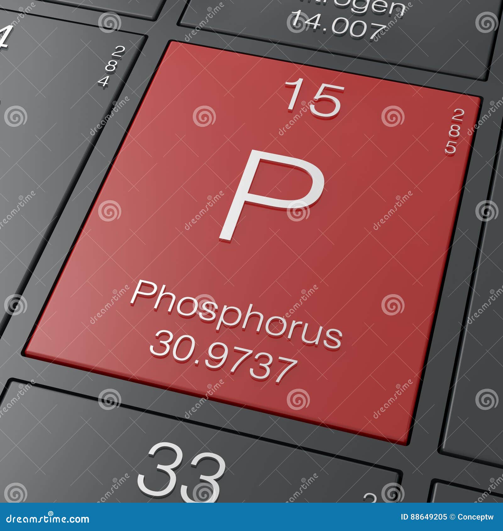 Elemento Do Fósforo Da Tabela Periódica Ilustração Stock - Ilustração ...