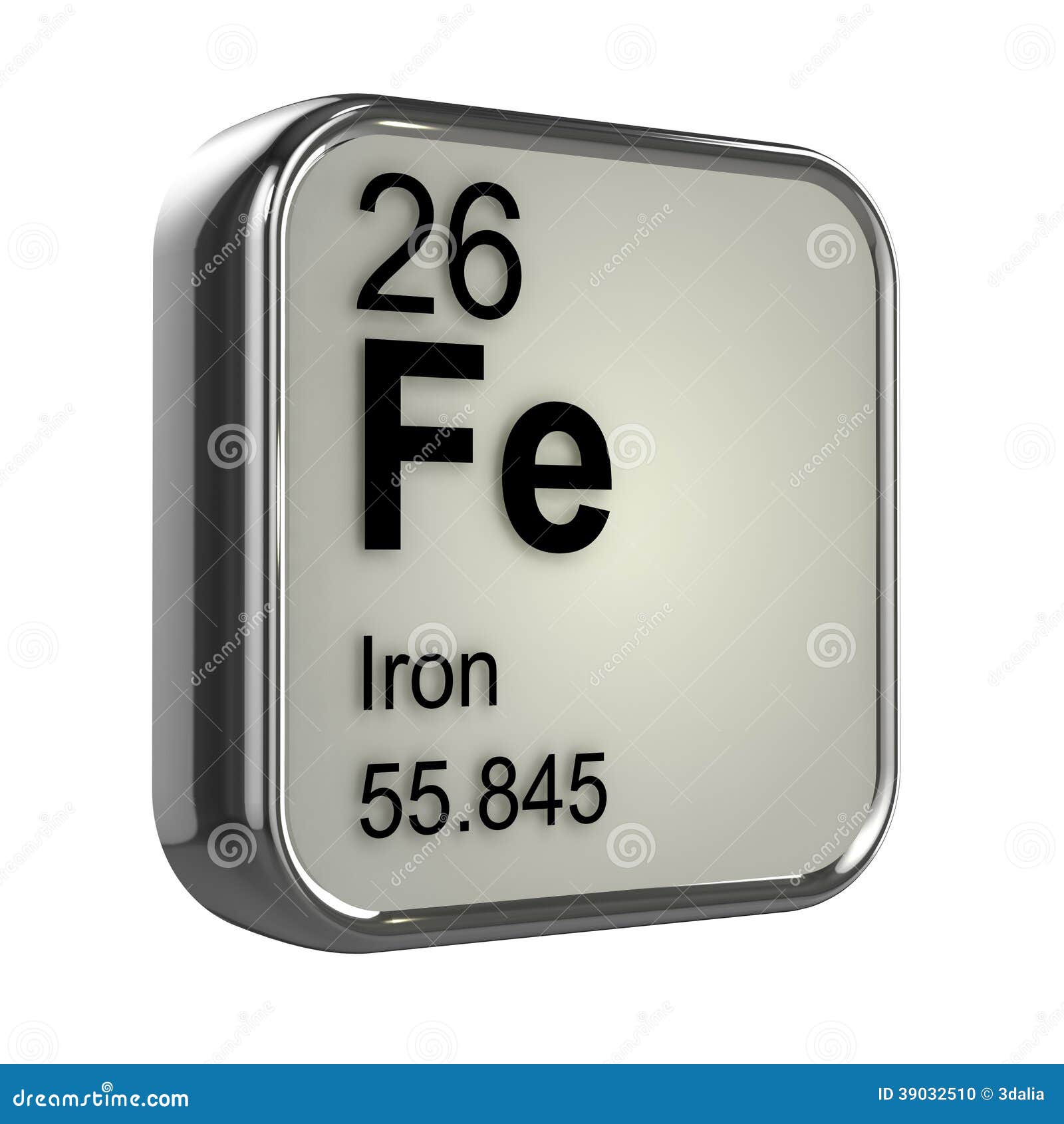 Elemento do ferro 3d ilustração stock. Ilustração de peso - 39032510