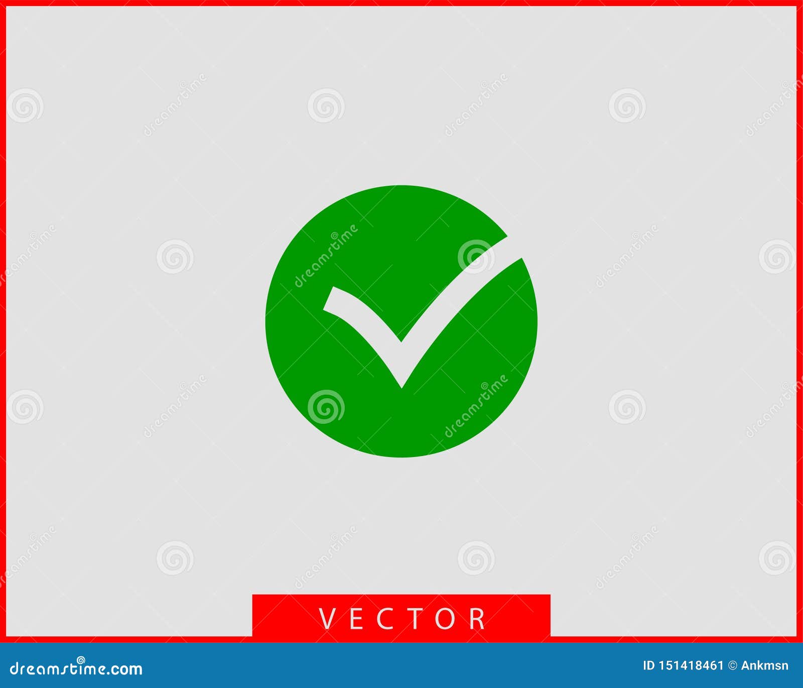 Check Mark Icon Vector Symbol Design Element Ilustração do Vetor ...