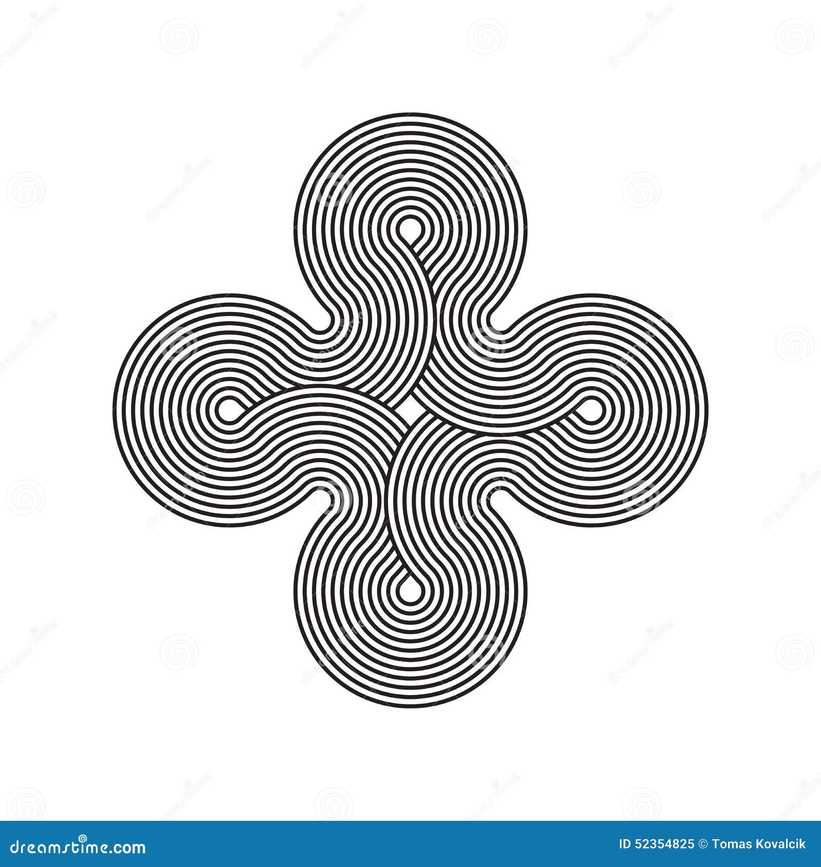 Elemento Geométrico, Dibujo Lineal Ilustración del Vector - Ilustración ...