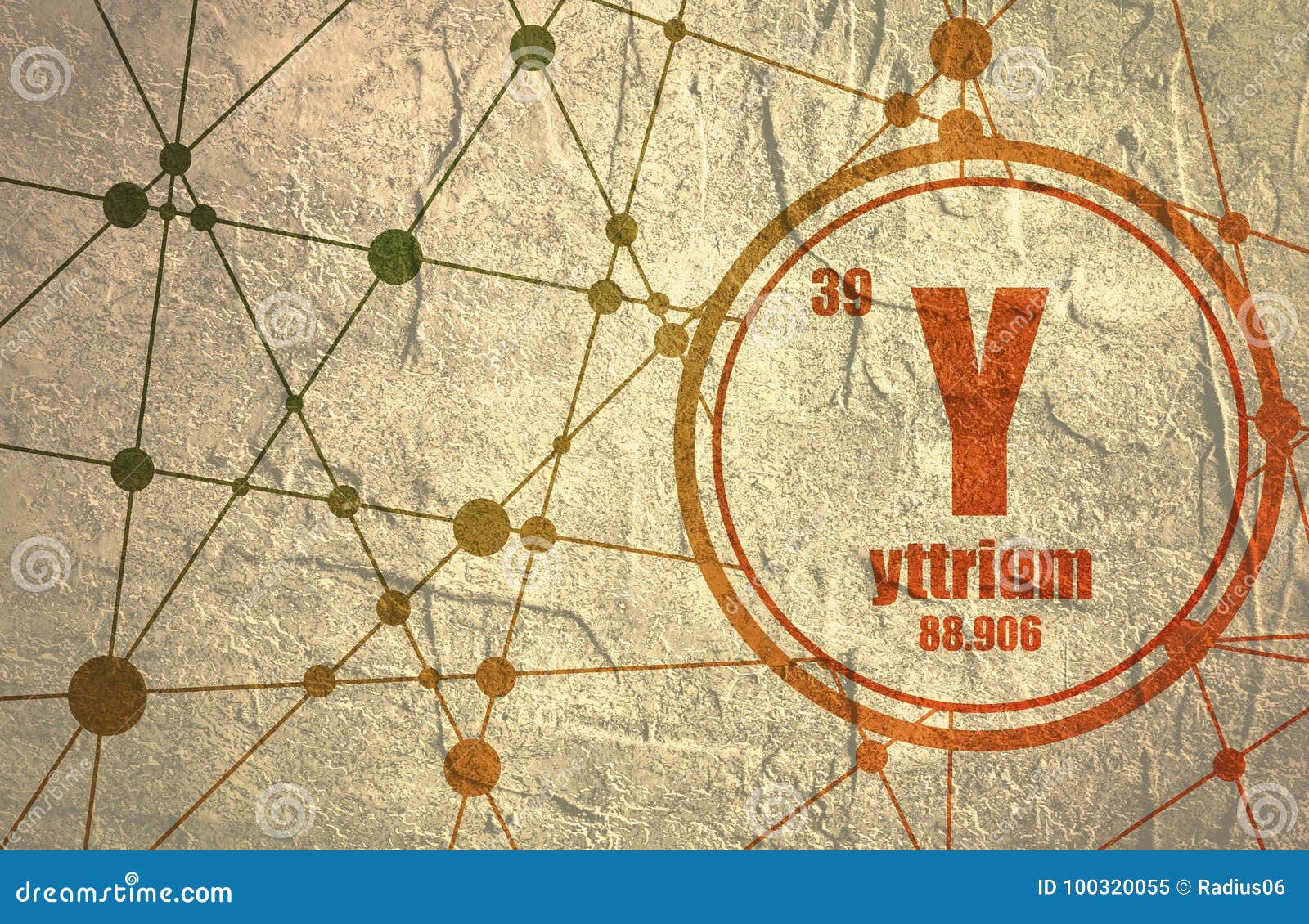 Elemento químico del itrio stock de ilustración. Ilustración de peso ...