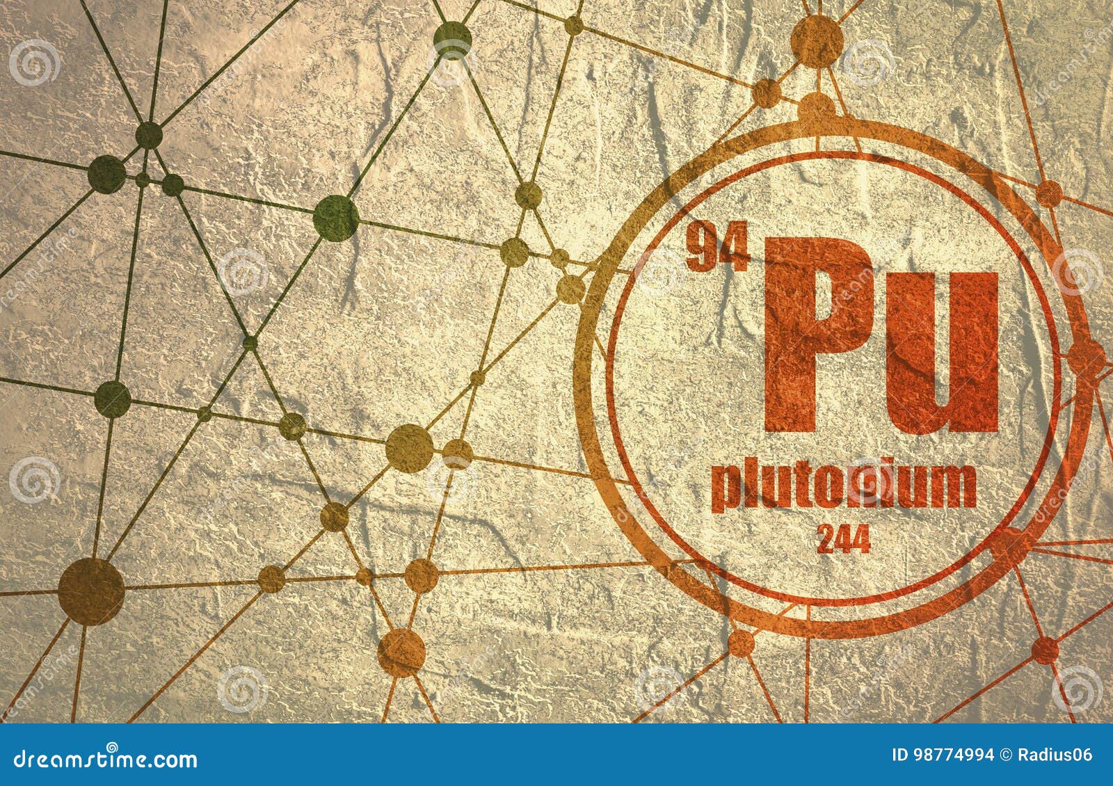 Elemento Químico Del Plutonio Stock de ilustración - Ilustración de ...