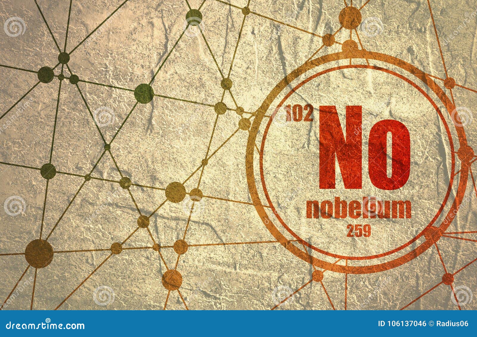 Elemento Químico Do Nobélio Ilustração Stock - Ilustração de massa ...