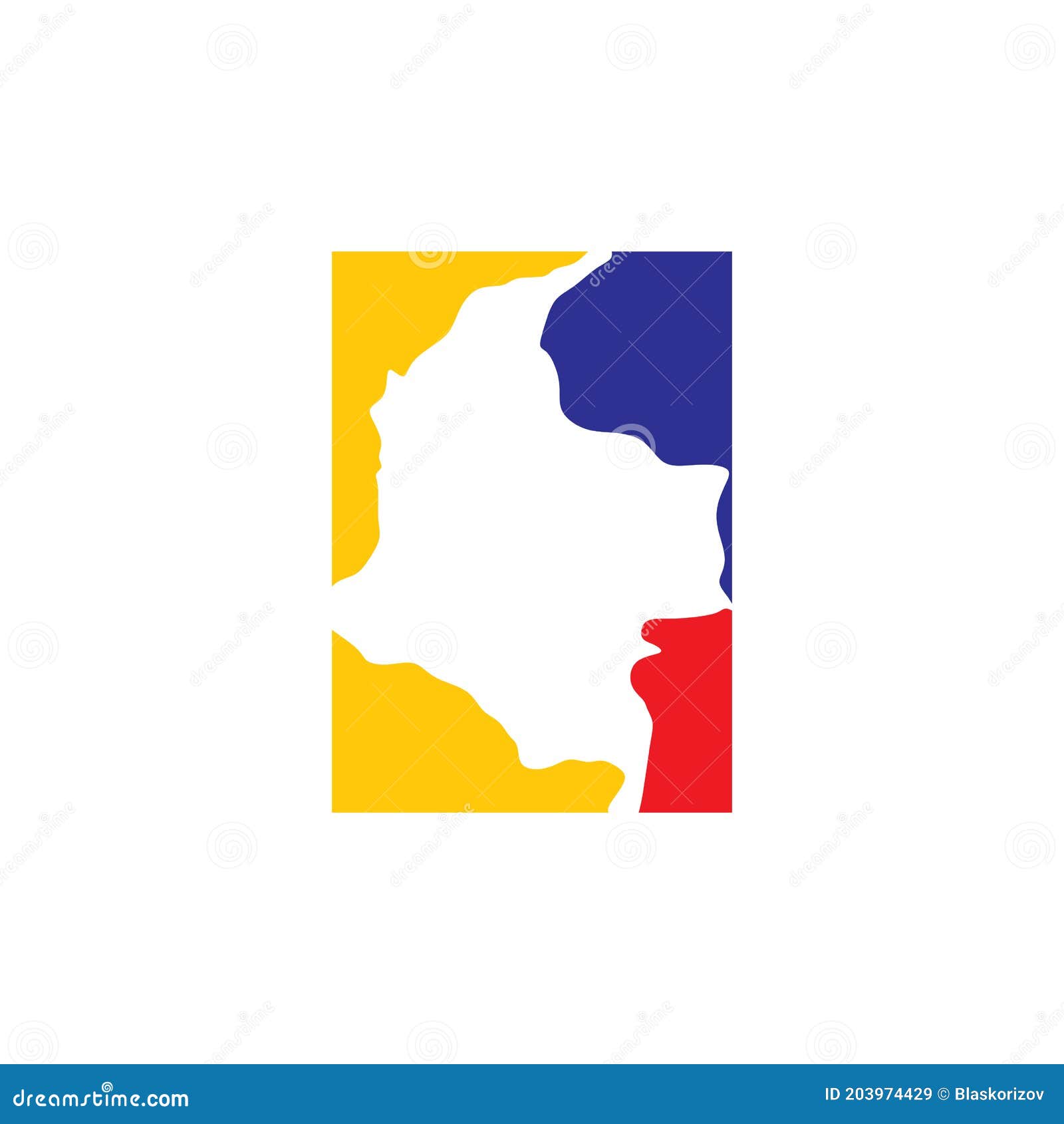 Elemento Vector Del Logotipo Del Mapa De Colombia Ilustración del ...