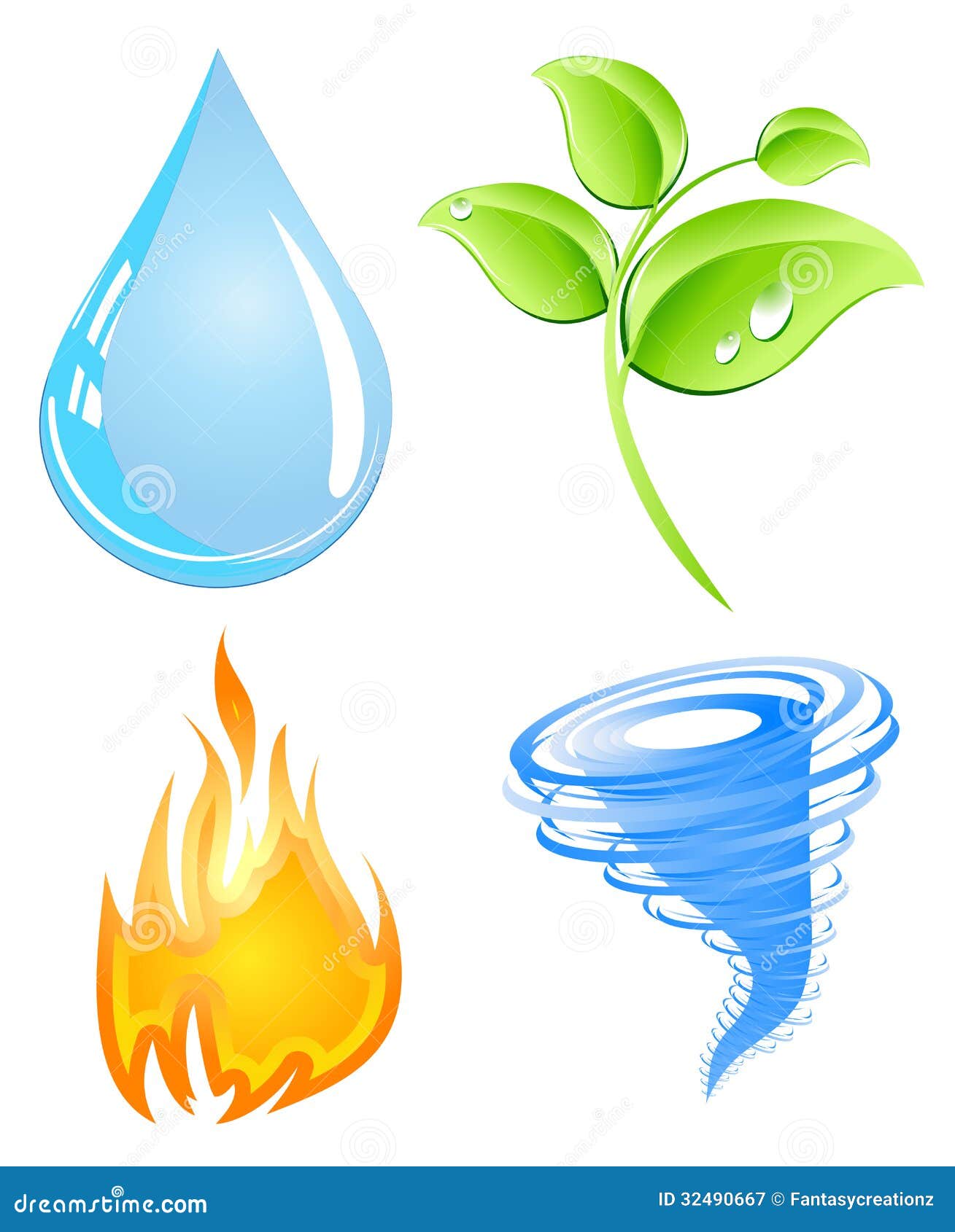 Elementos da terra ilustração do vetor. Ilustração de elemento - 32490667