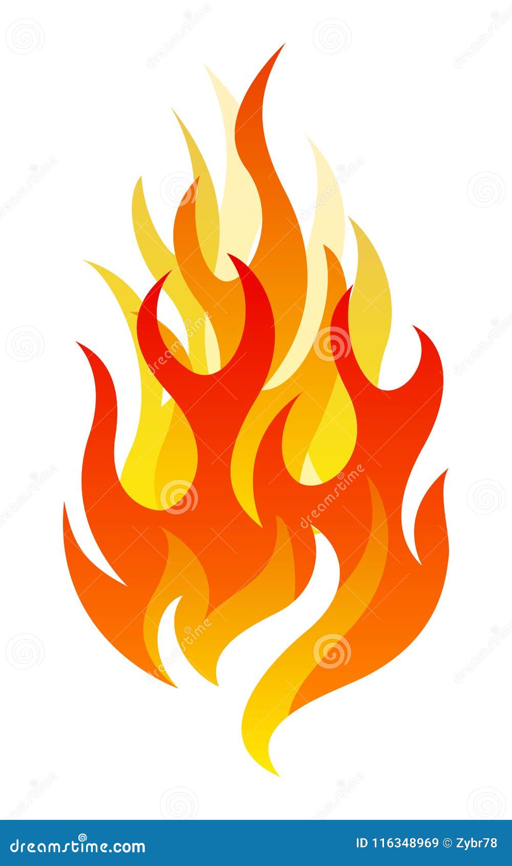 Elementos Del Diseño Del Fuego Del Vector Ilustración del Vector ...