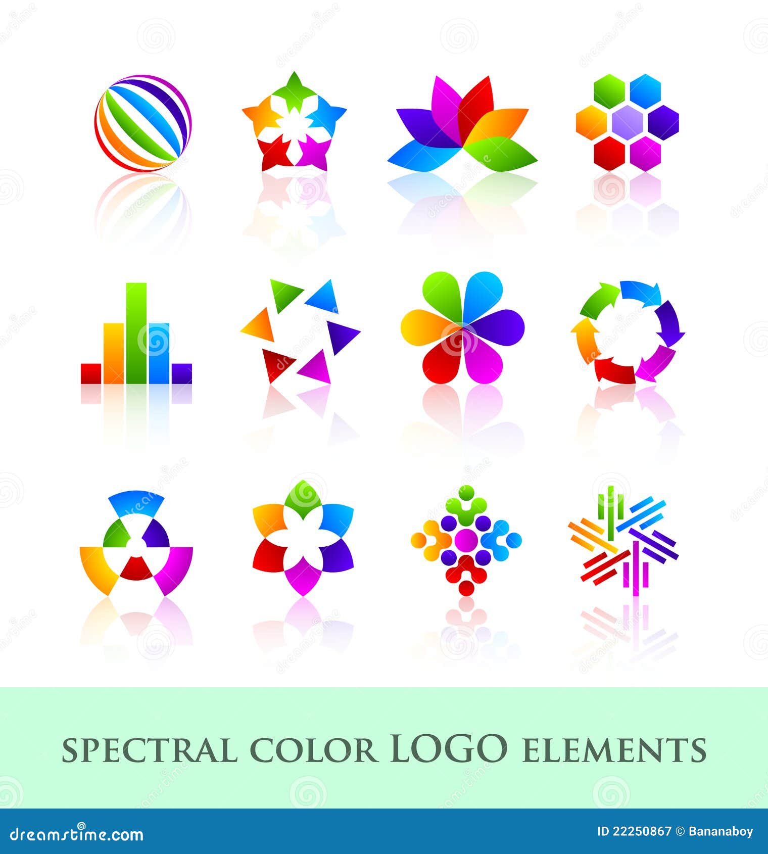 Elementos Do Projeto Do Logotipo Ilustração do Vetor - Ilustração de ...