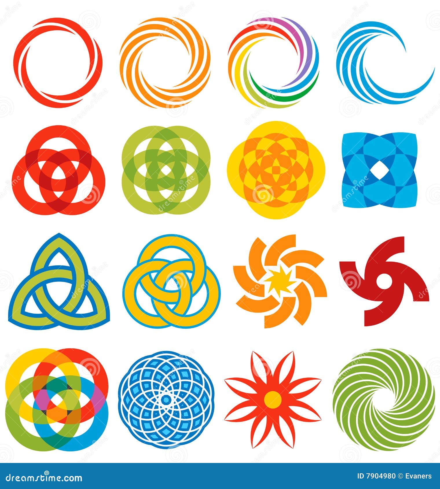 Elementos gráficos ilustración del vector. Ilustración de azul - 7904980