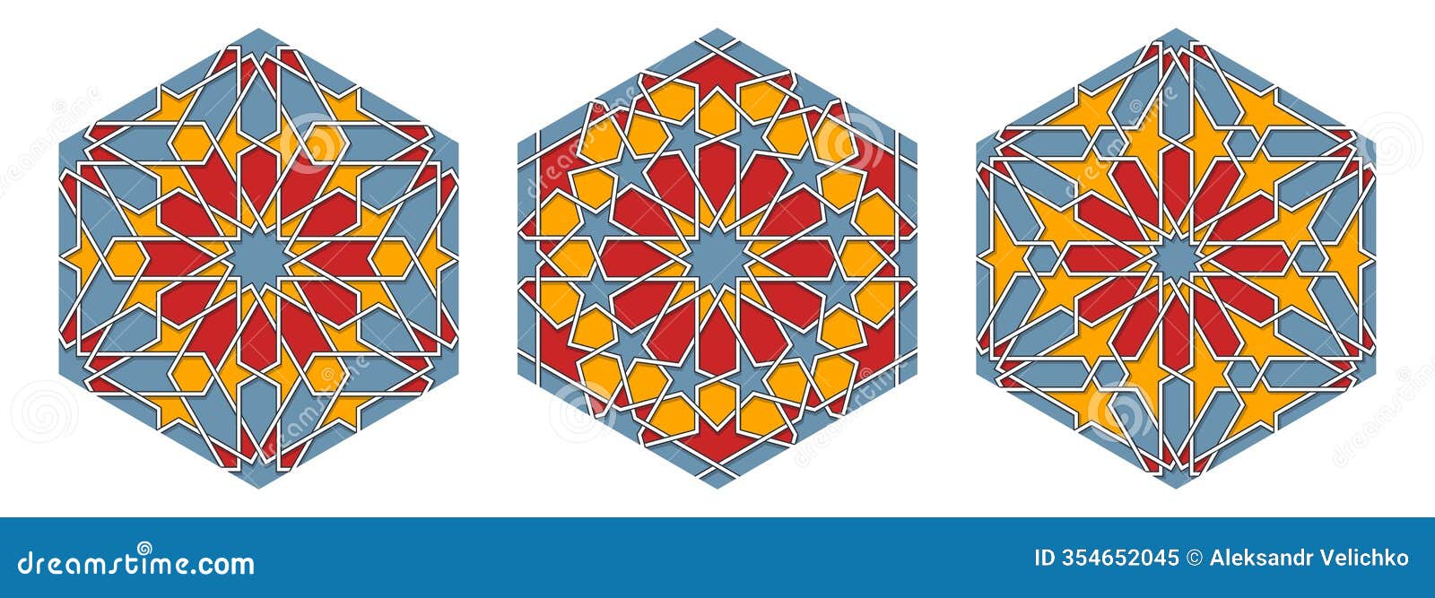 Elements of Arabian Seamless Pattern in Authentic Style. Stock ...