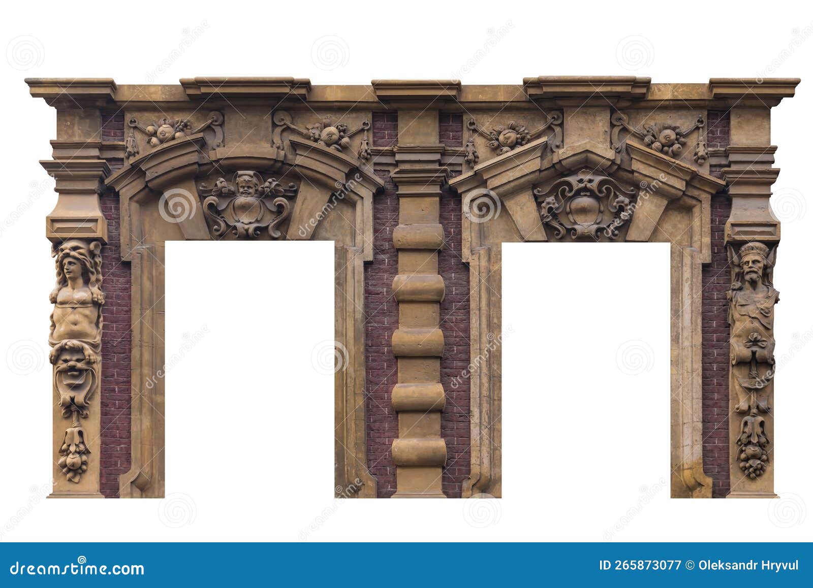Elements of Architectural Decoration of Archs with a Heraldic Pattern ...
