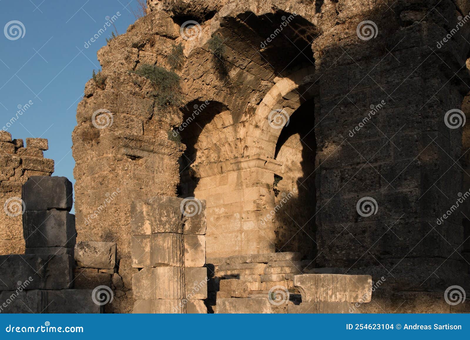 Elements of Architectural Decoration of Buildings.Ruins of Ancient City ...