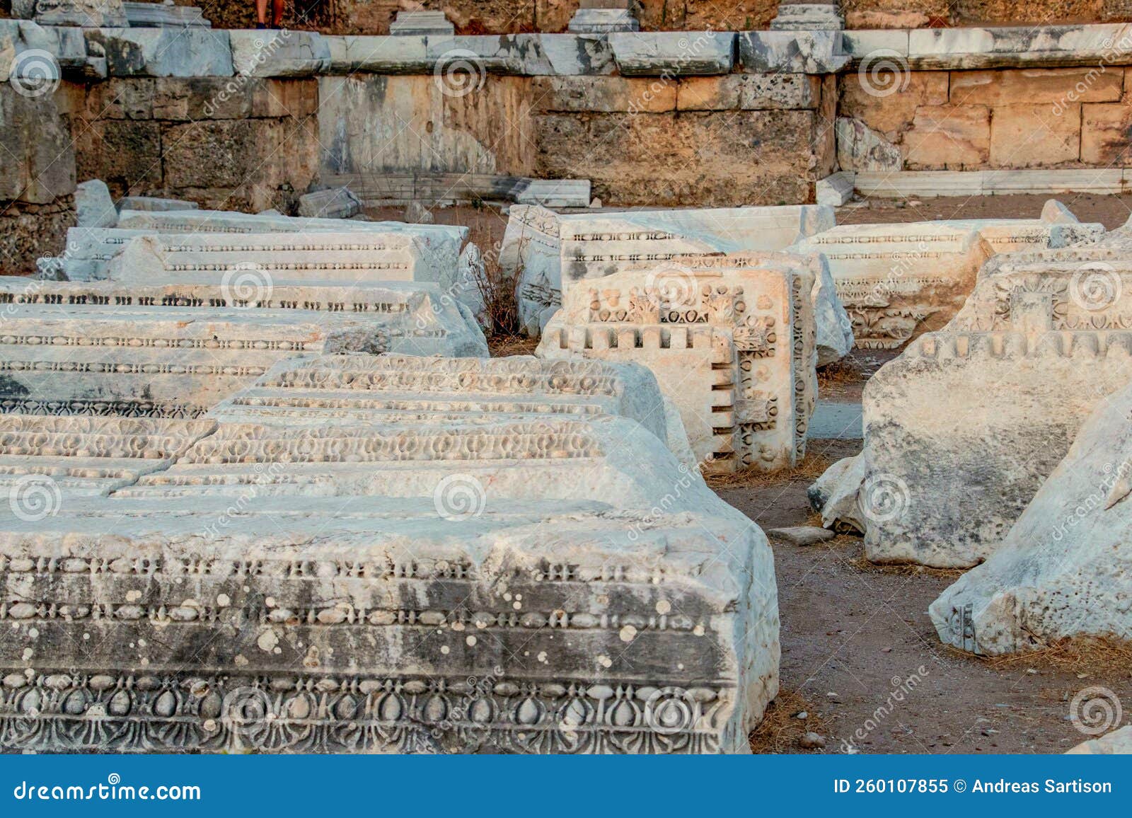 Elements of Architectural Decoration of Buildings.Ruins of Ancient City ...