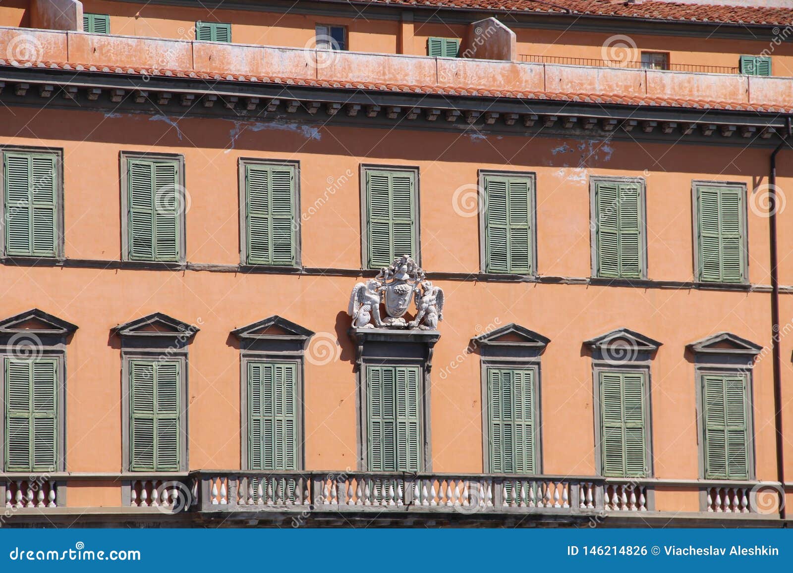 Elements of Architectural Decoration of the City-bas-relief on the Wall ...