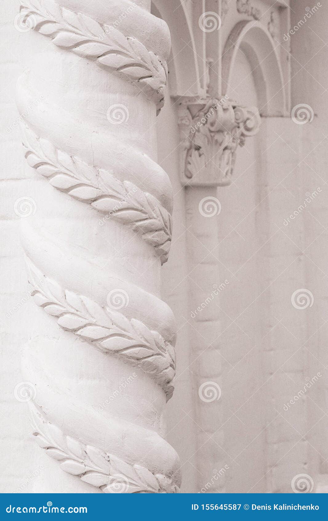 Elements of Architectural Decorations of Buildings, Gypsum Stucco, Wall ...