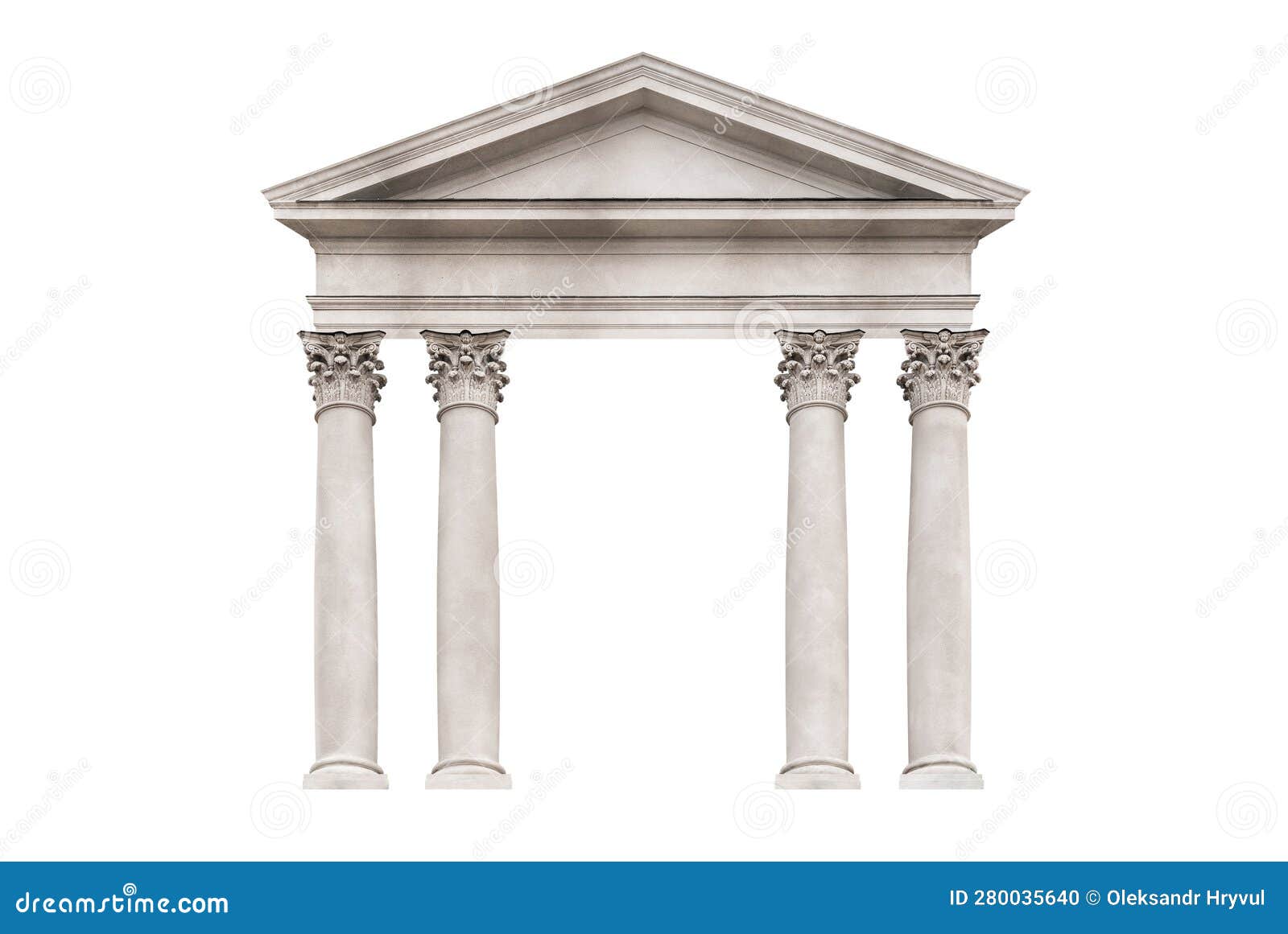 Elements of Architectural Decorations of Buildings. Old Arch Stock ...