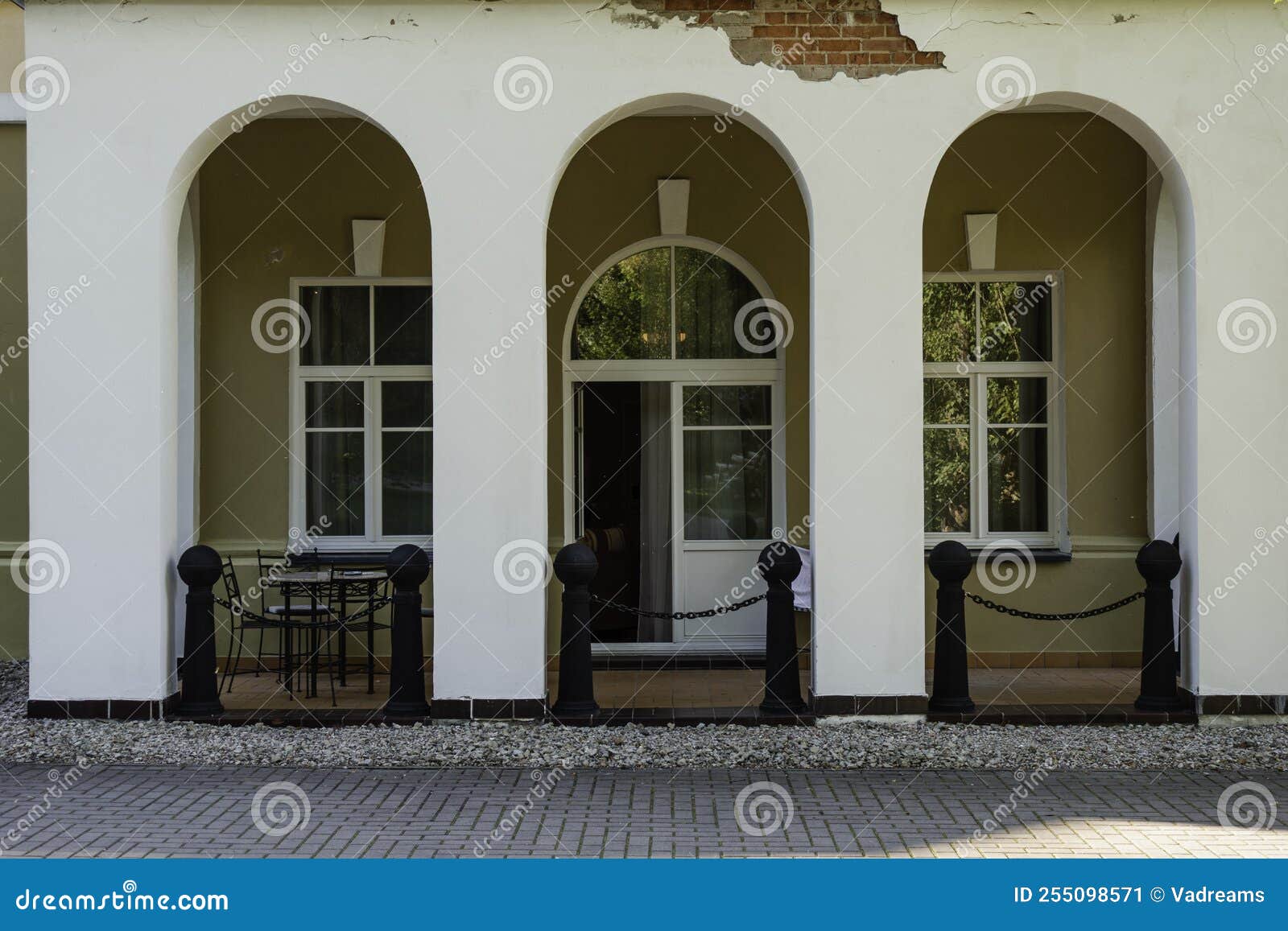 Elements of Building Architecture. Classical Style Building with Old ...