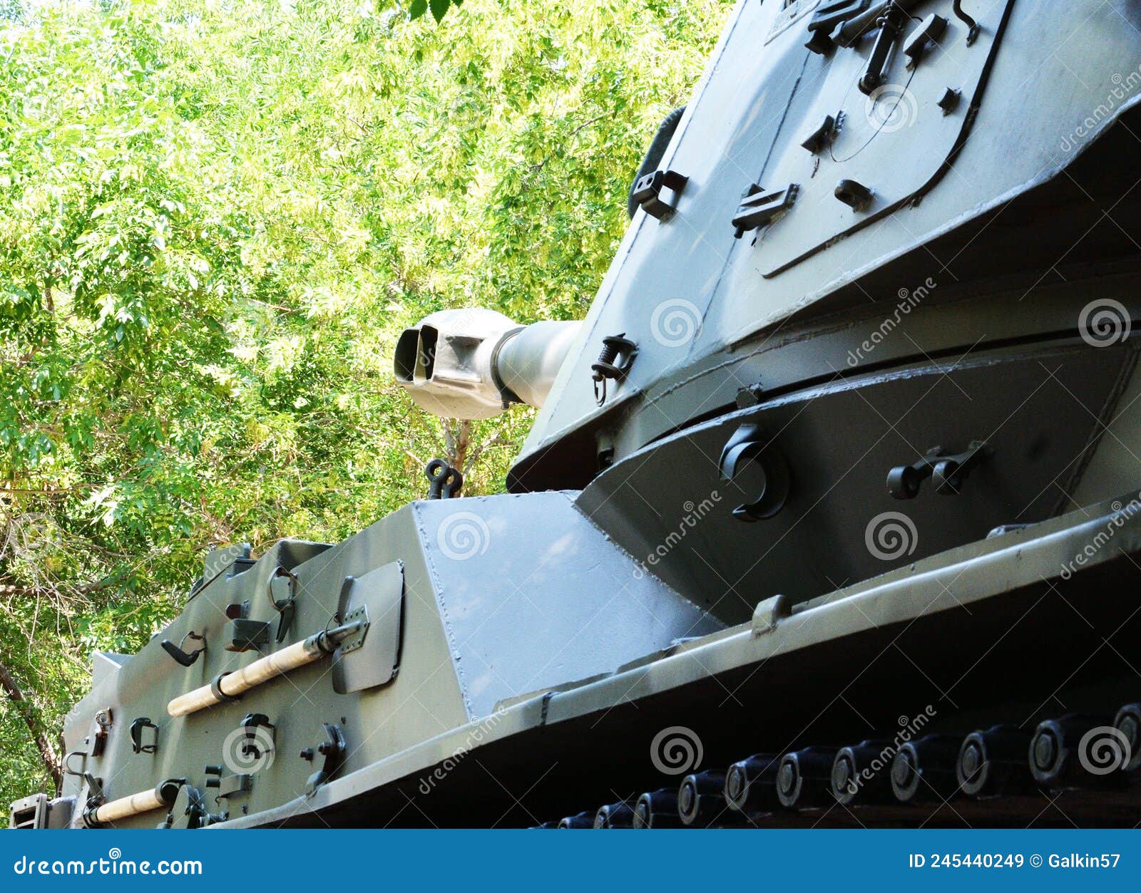 Elements of a 152-caliber Self-propelled Artillery Installation Stock ...