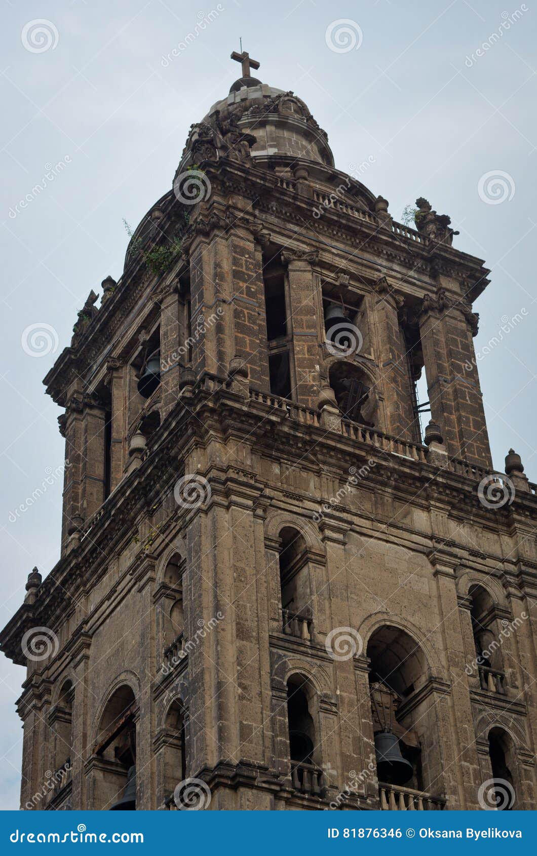 Elements of Cathedral on Zocalo, Mexico City Stock Photo - Image of ...
