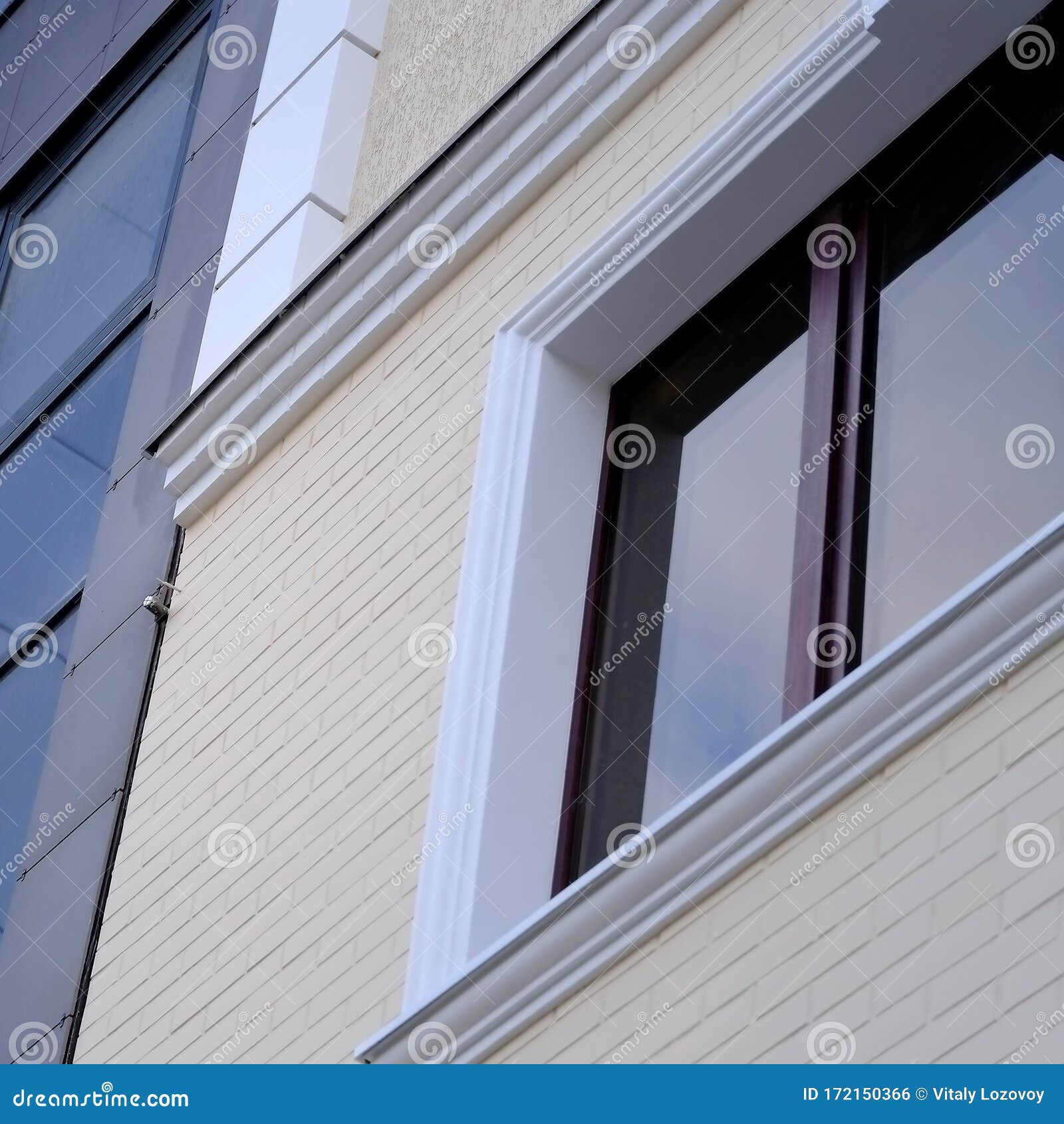 Elements and Details of the Facade of the Building Stock Photo - Image ...