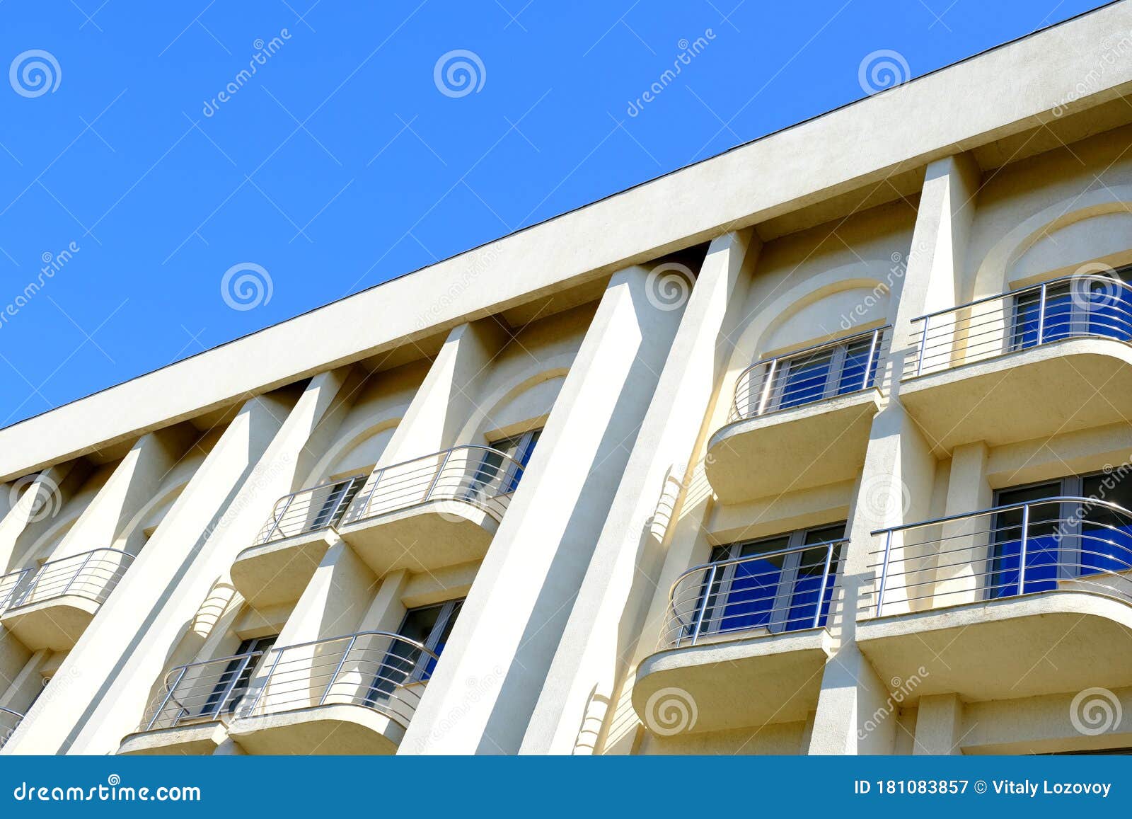 Elements and Details of the Facade of Buildings Stock Image - Image of ...