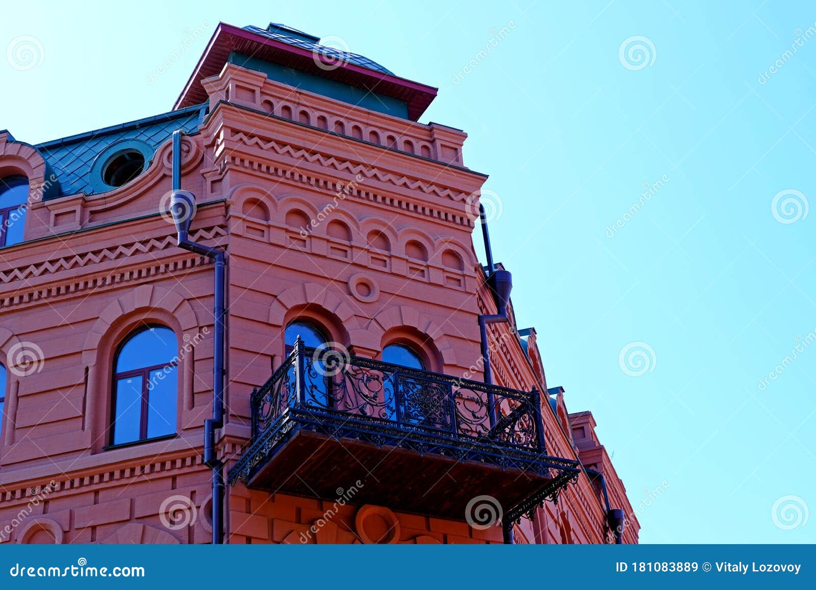 Elements and Details of the Facade of Buildings Stock Image - Image of ...