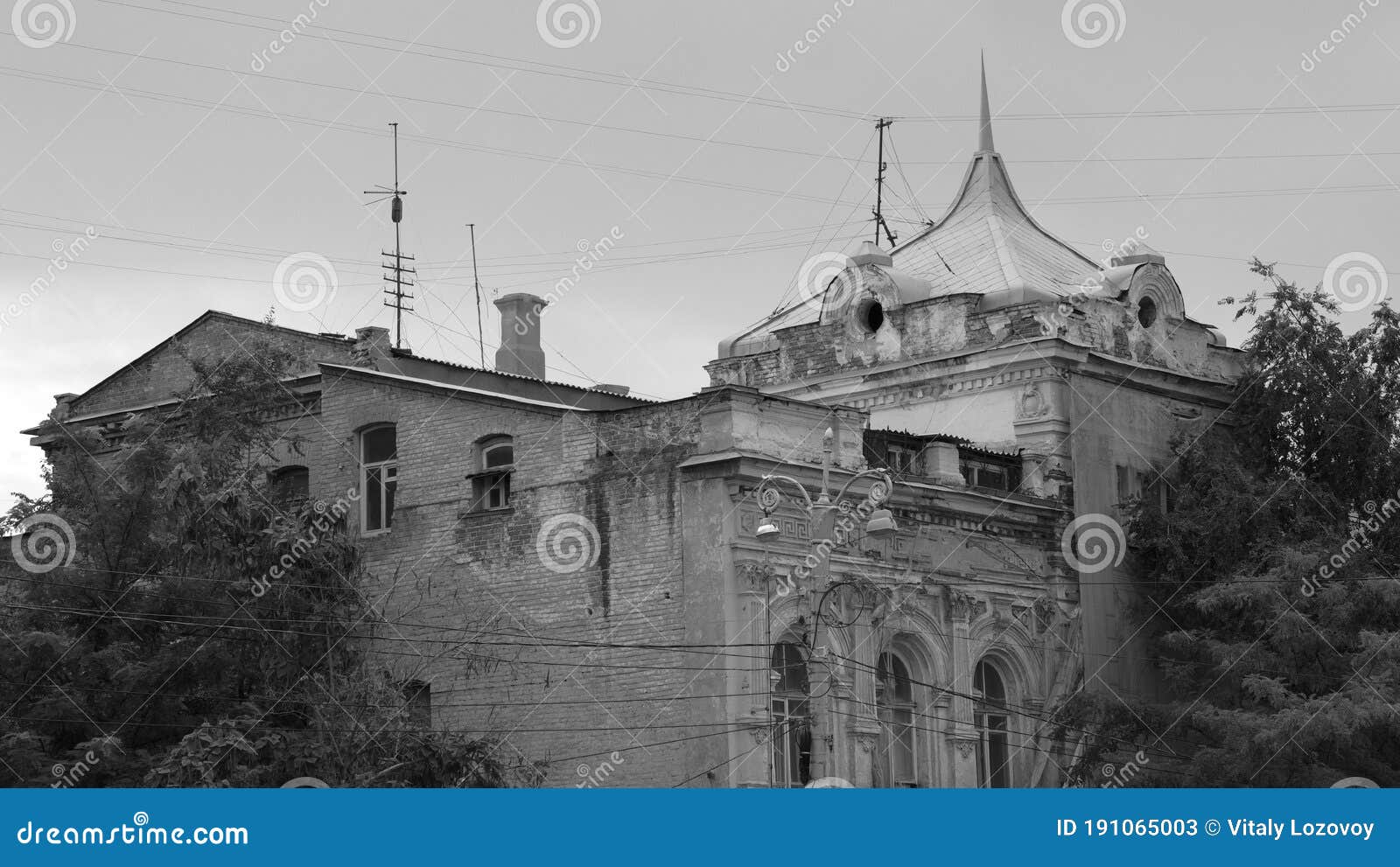 Elements and Details of the Facade of Buildings in Russia Stock Image ...