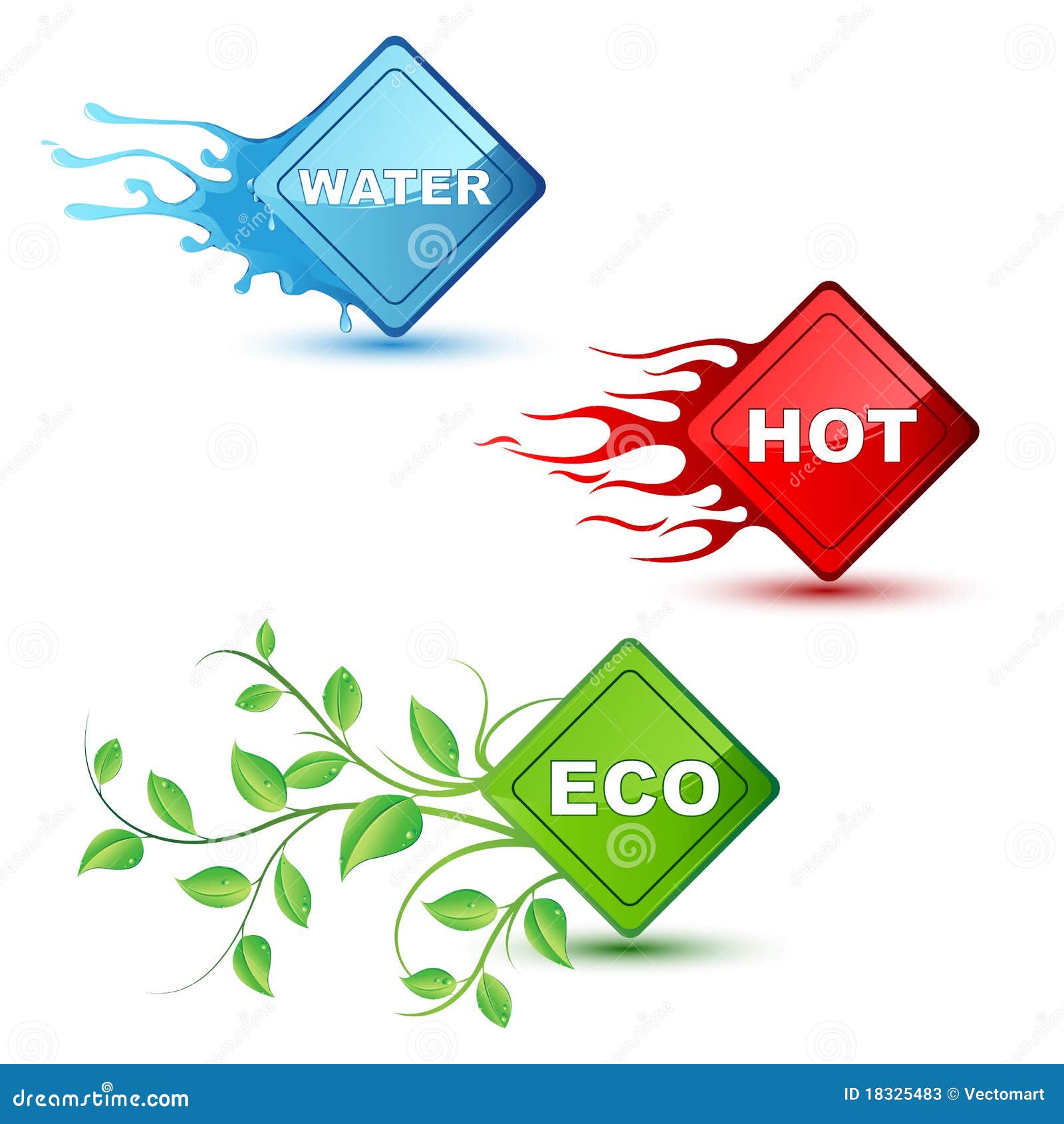 Elements of Earth stock vector. Illustration of nature - 18325483