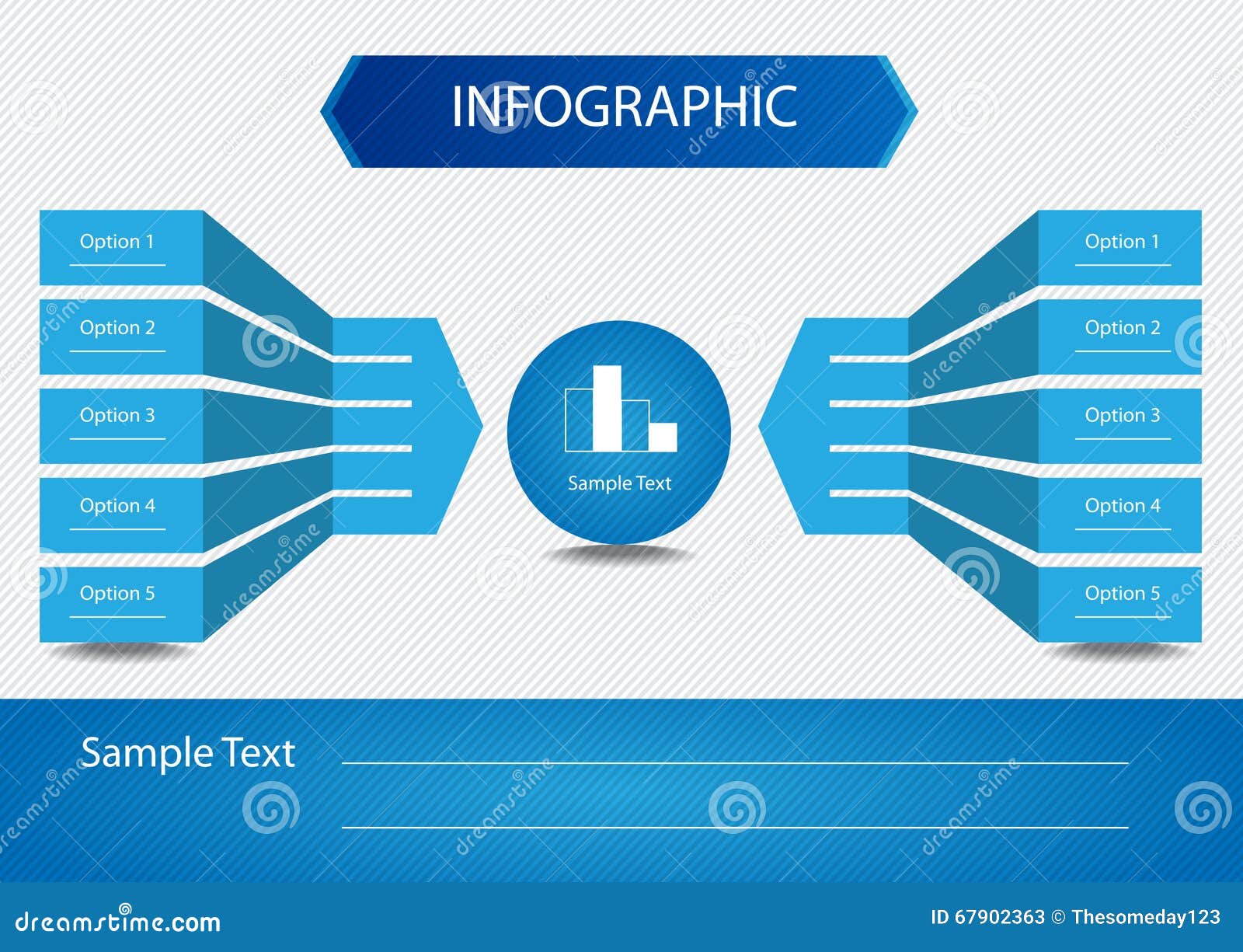 Elements of Infographics Blue Bright Stock Vector - Illustration of ...
