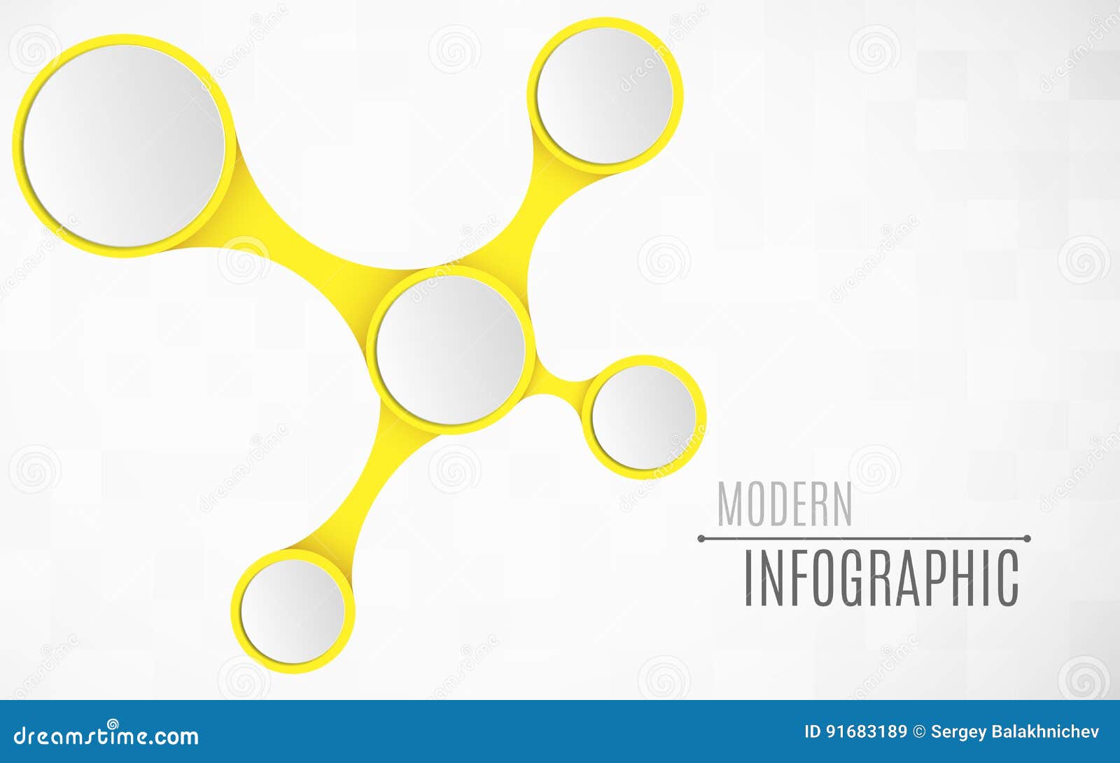Elements of Infographics for Business Projects. Yellow Paper Chart ...