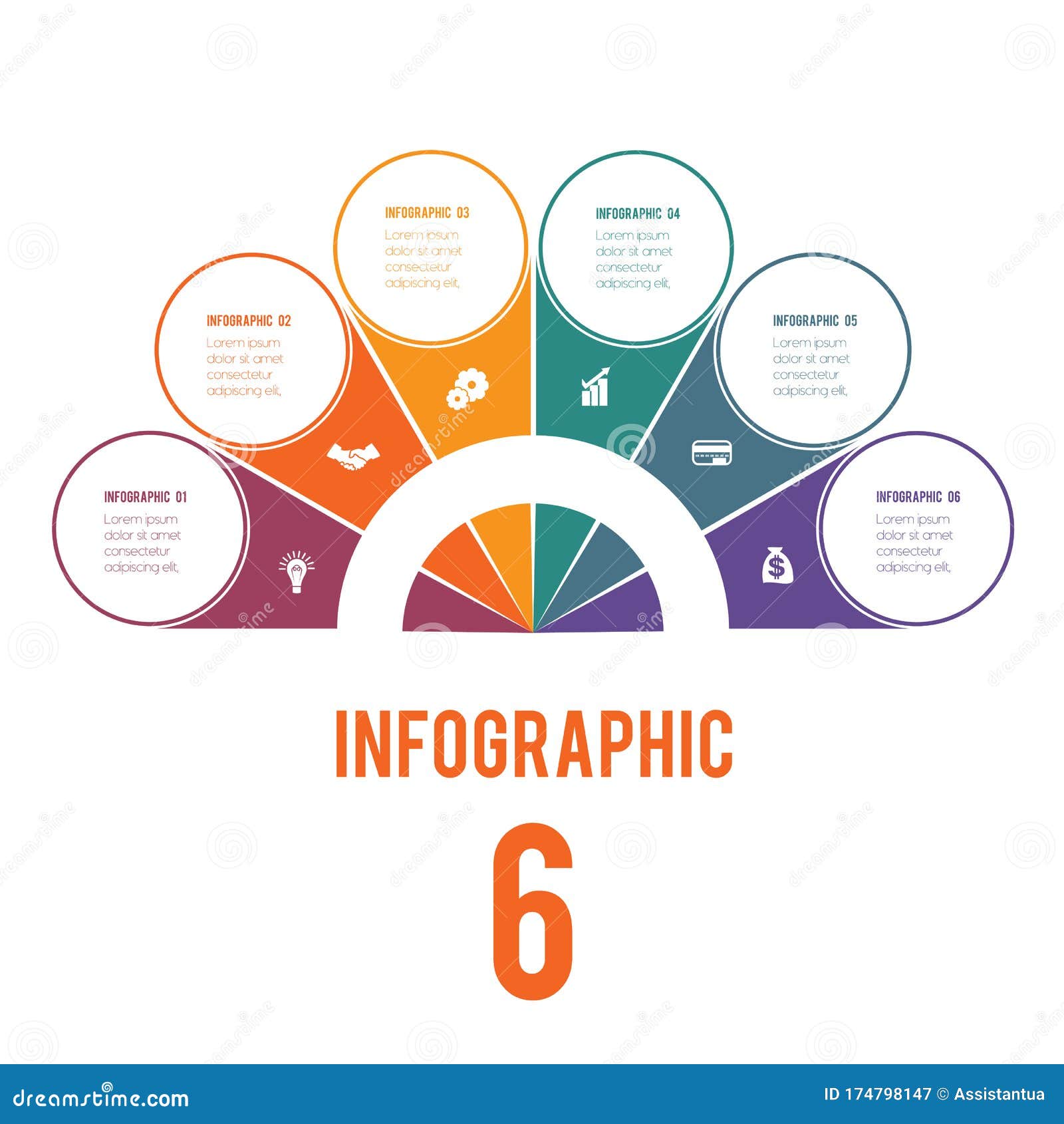 Elements of Infographics Conceptual Cyclic Processes Possible To Use ...